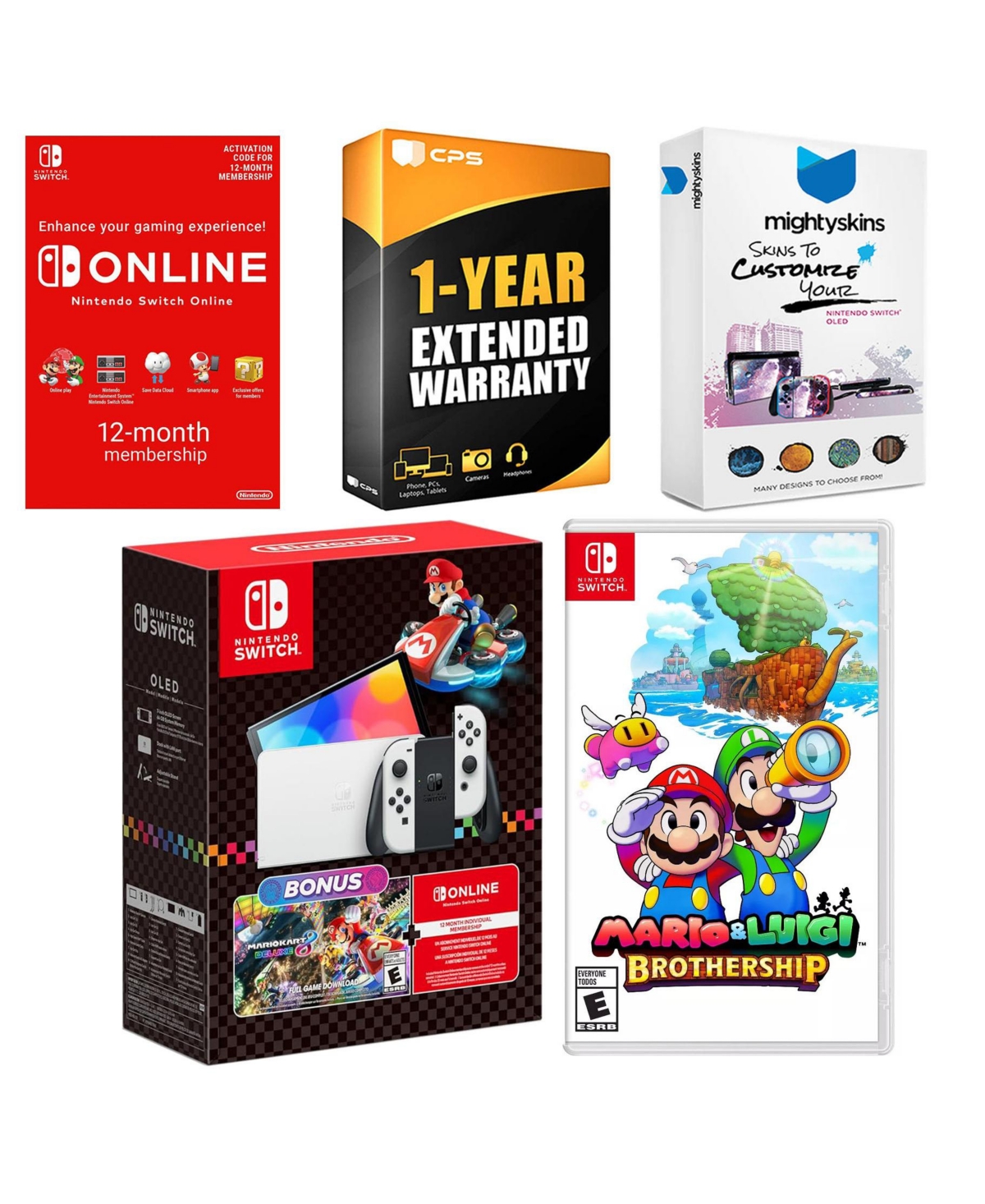 Click here for Nintendo Switch Oled Console Mario Kart 8 Bundle w... prices