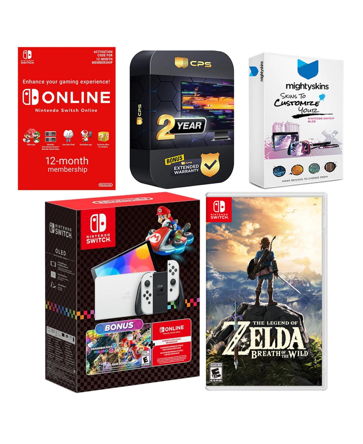 Click here for Nintendo Switch Oled Console Mario Kart 8 Bundle w... prices