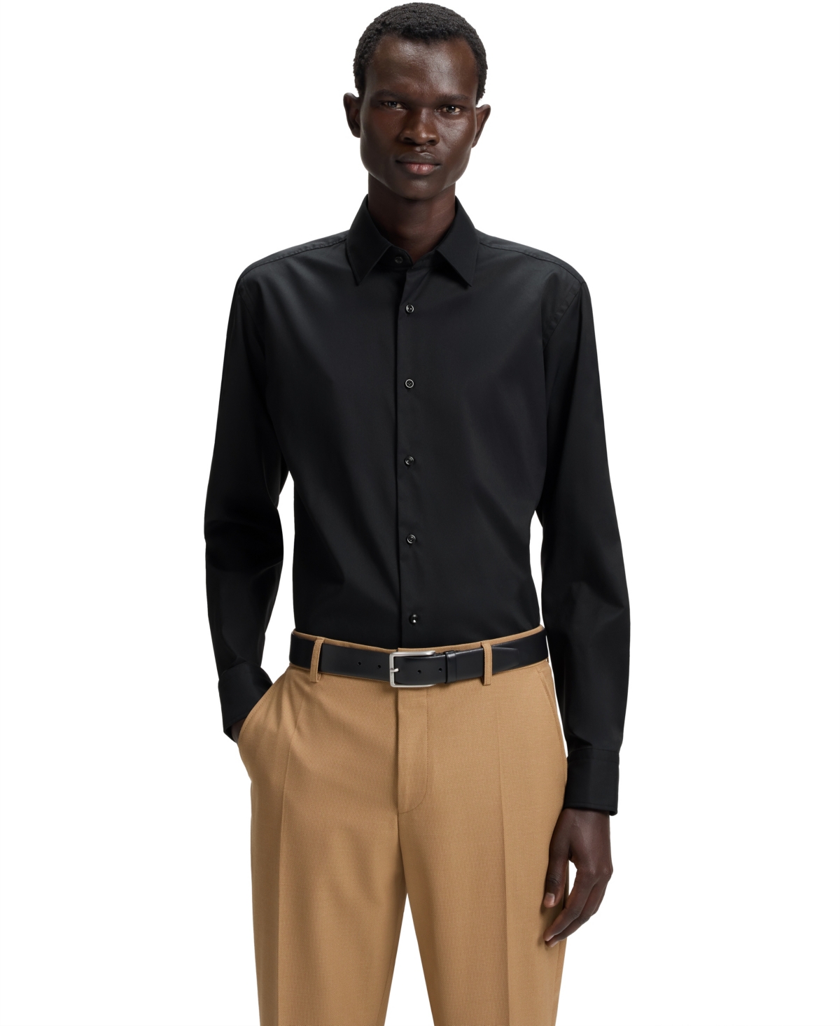 Click here for Boss by Hugo Boss Mens Performance-Stretch Twill S... prices