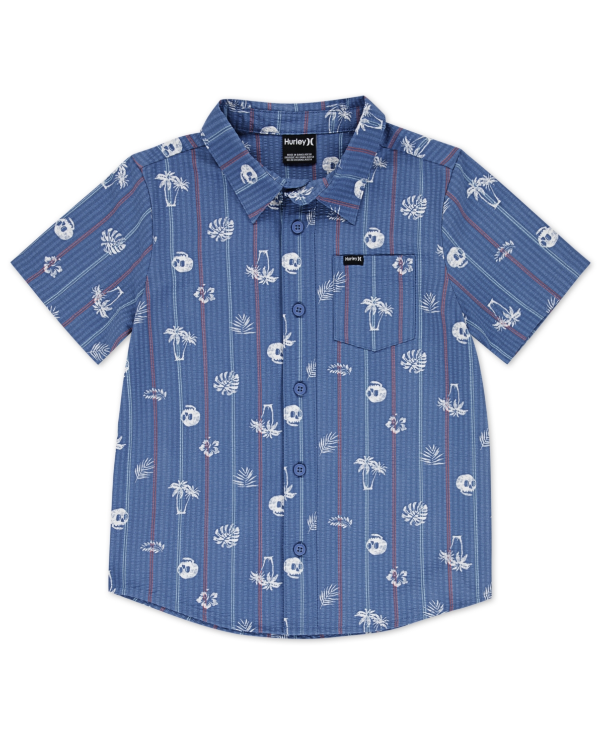 Click here for Hurley Big Boys Palm-Print Woven Shirt - Shoreline prices