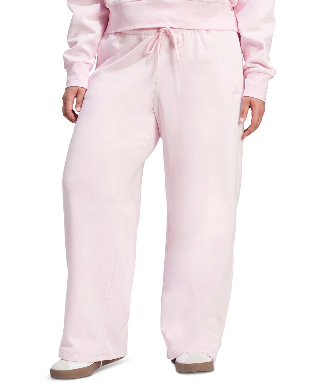 Click here for adidas Plus Size Essentials Fleece Mid-Rise Sweatp... prices