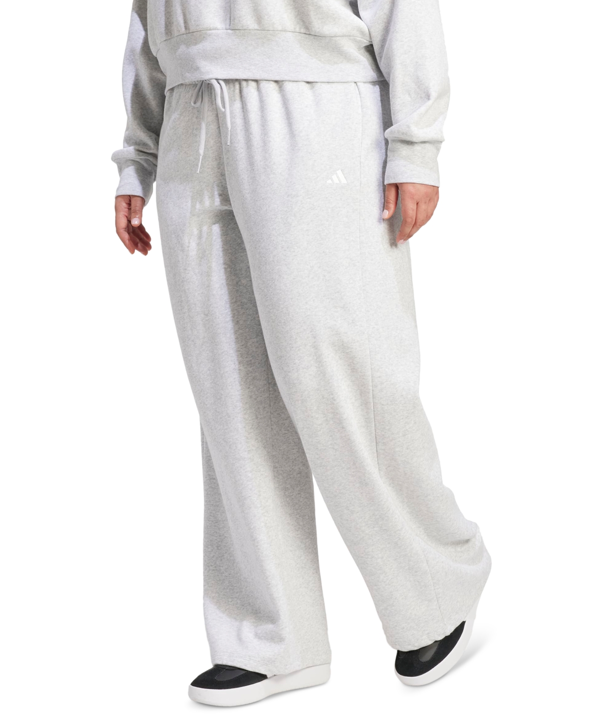 Click here for adidas Plus Size Essentials Fleece Mid-Rise Sweatp... prices