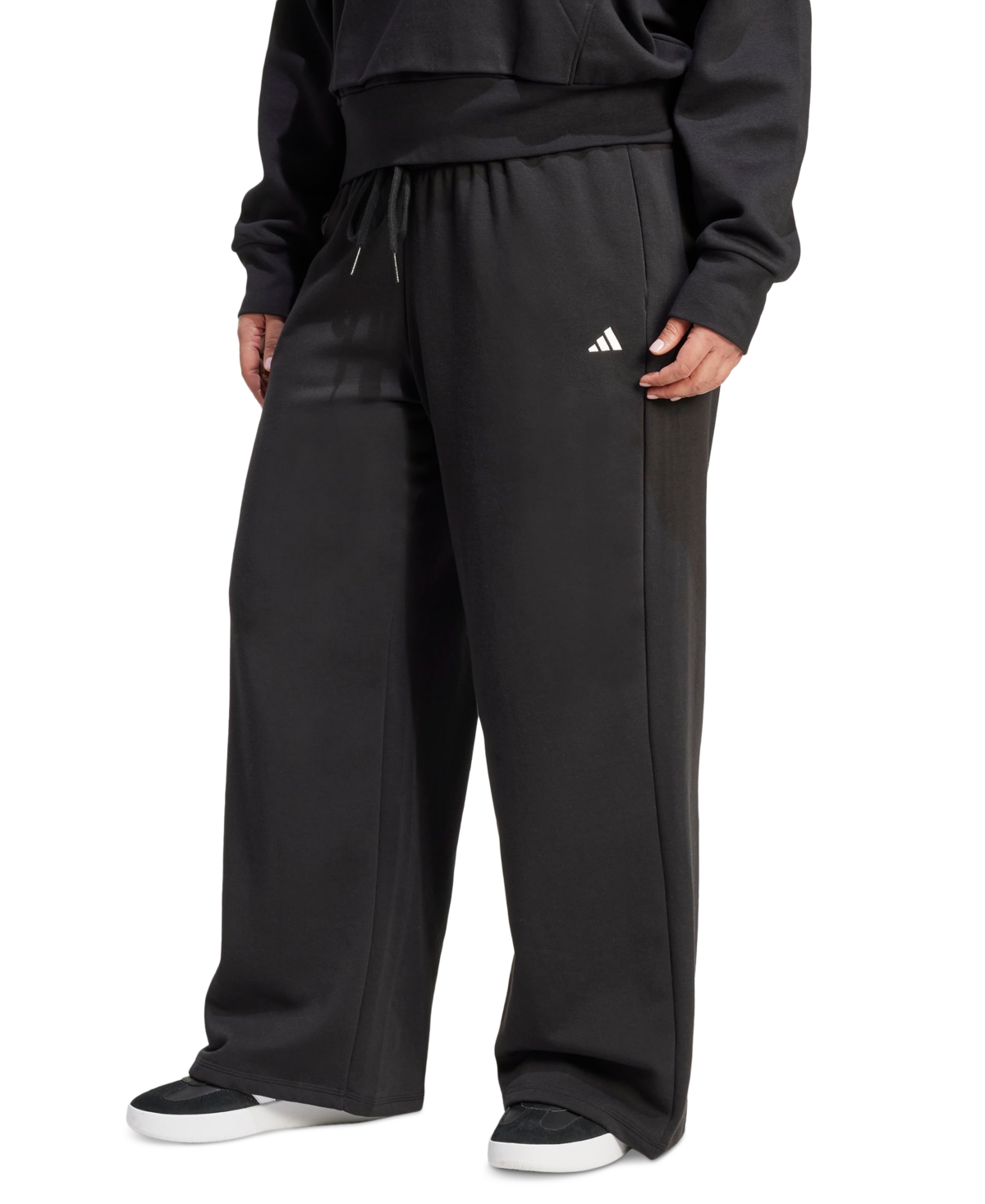 Click here for adidas Plus Size Essentials Fleece Mid-Rise Sweatp... prices