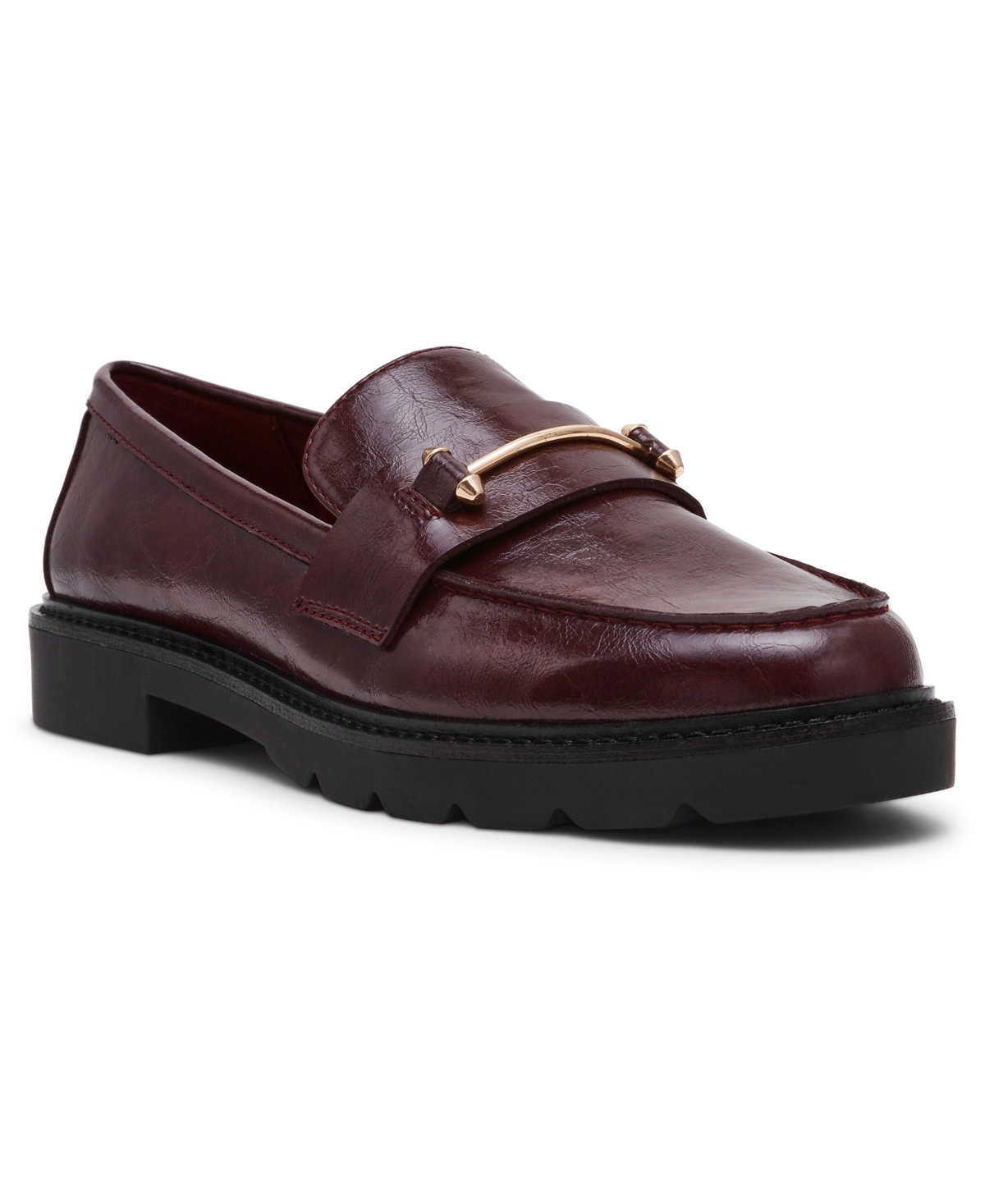 Click here for Anne Klein Womens Emme Lug Sole Loafers - Burgundy prices