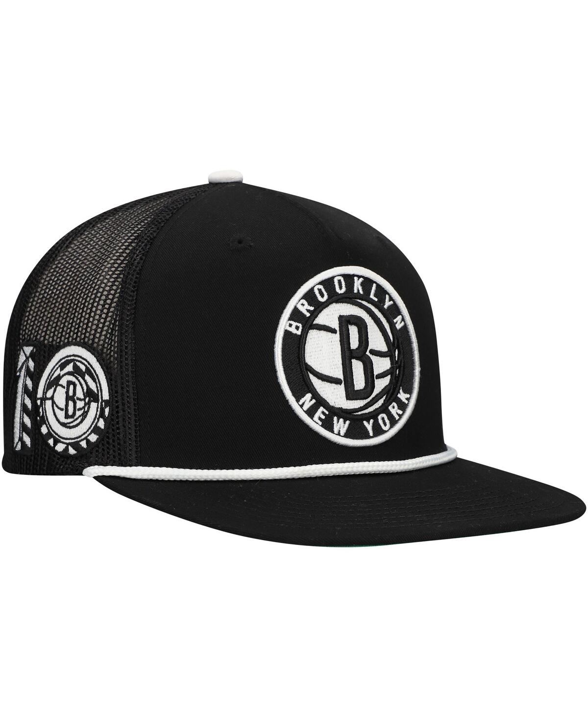 Click here for Mitchell & Ness Mens Black Brooklyn Nets Roper Tru... prices