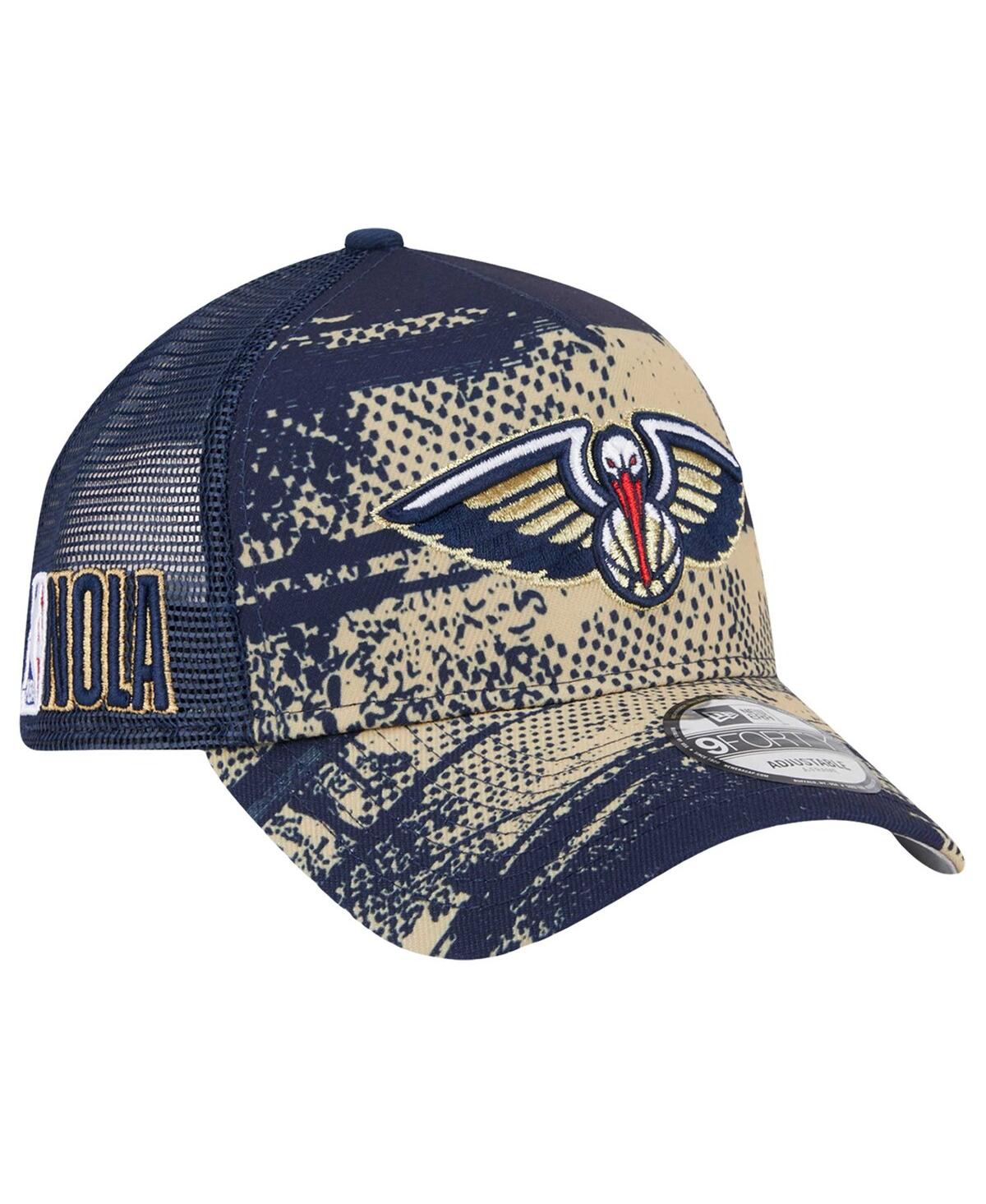 Click here for New Era Mens Navy/Gold New Orleans Pelicans Tip Of... prices