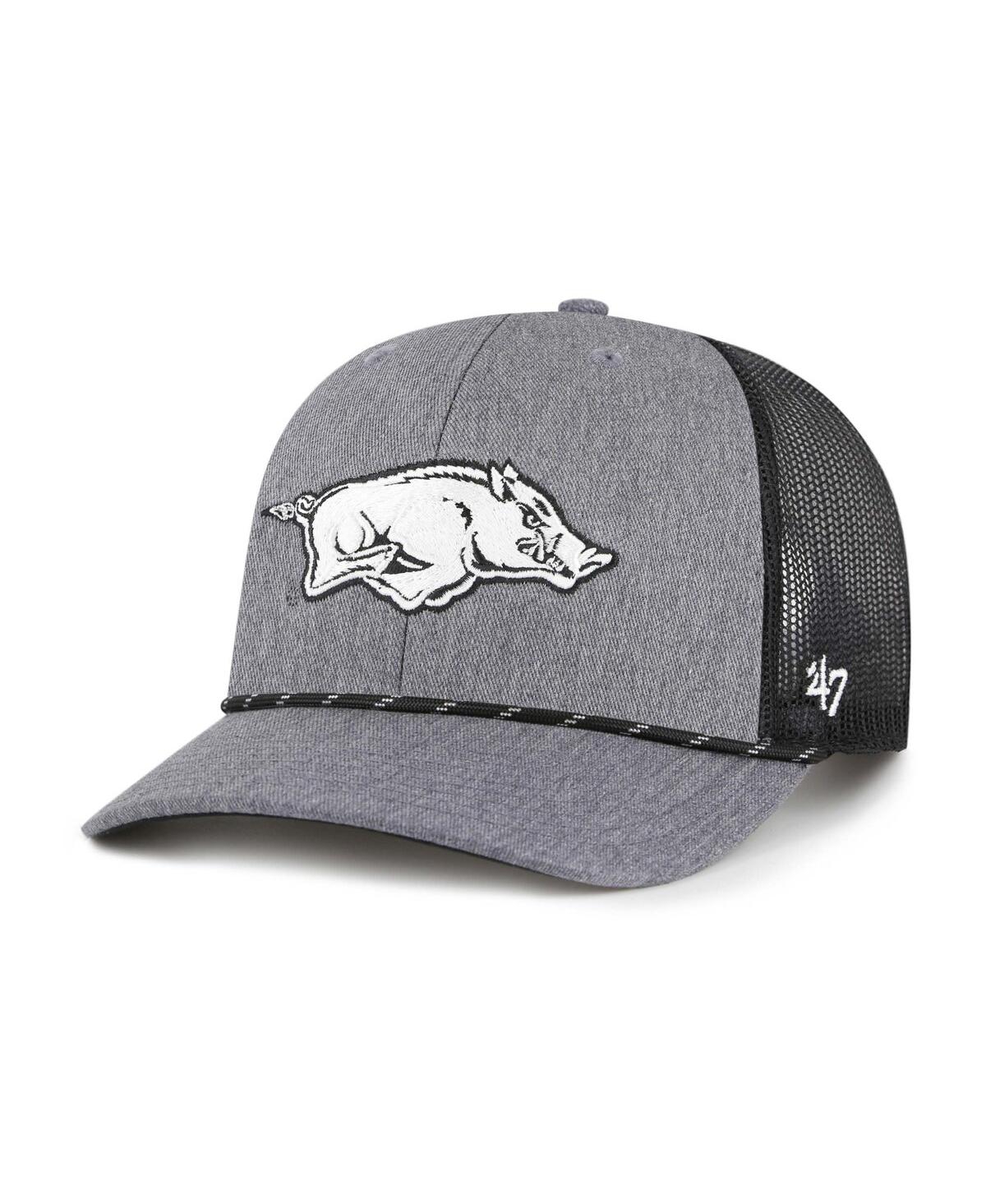 Click here for 47 Brand Mens Gray Arkansas Razorbacks Carbon Rope... prices