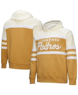 Mitchell & Ness Men's Tan/Cream San Diego Padres Head Coach Pullover ...
