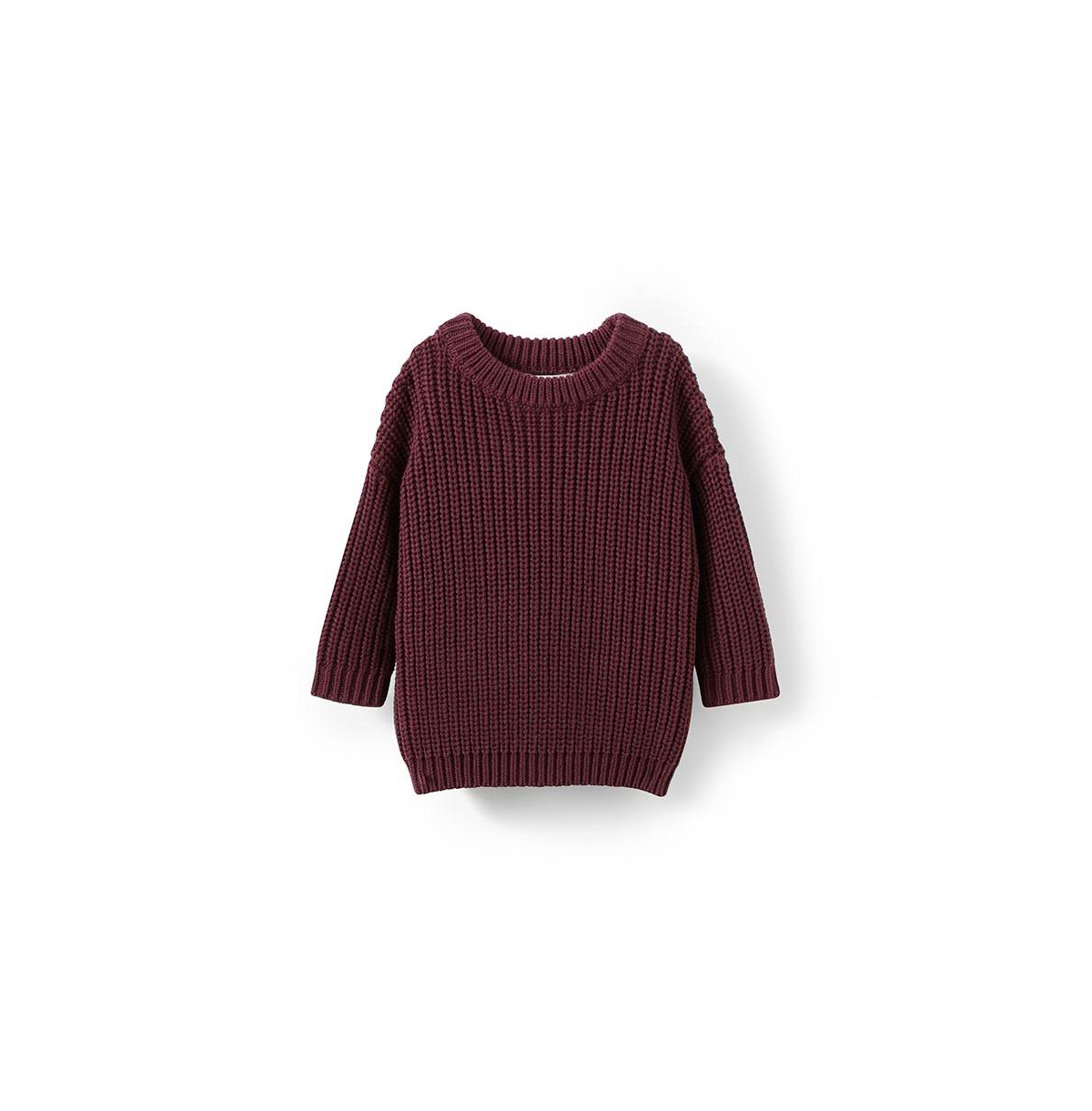 Click here for Cotton On Baby Boys Connor Crew Neck Jumper - Burg... prices