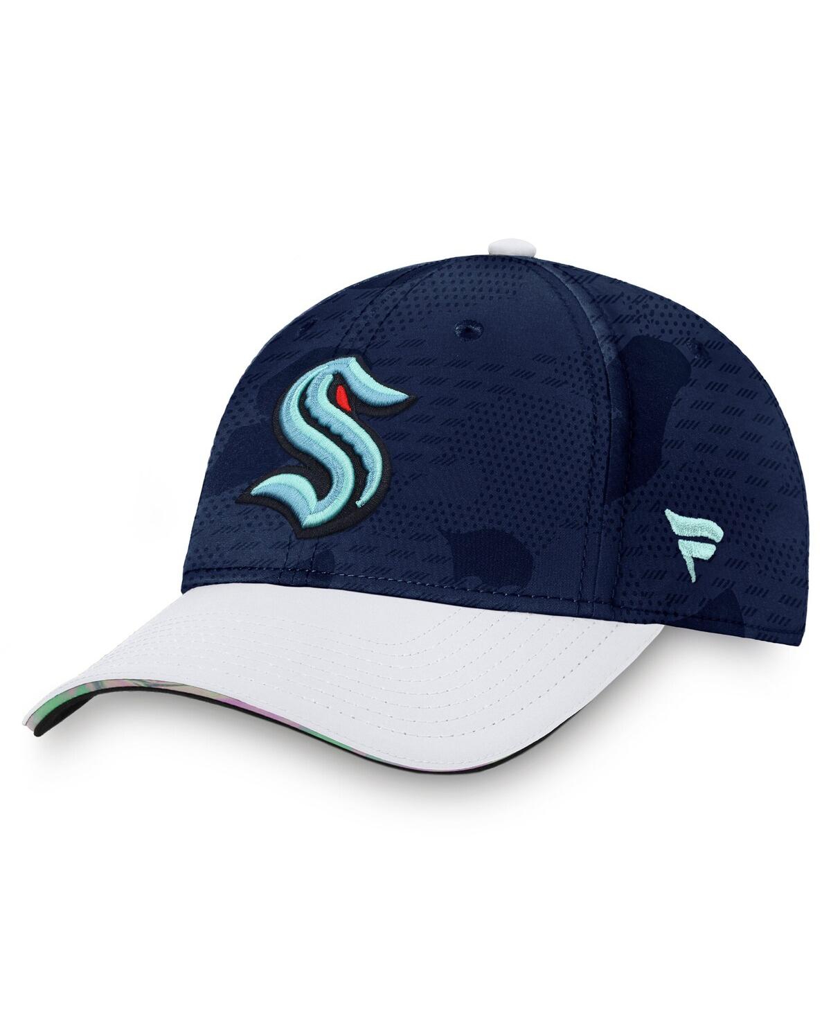 Click here for Fanatics Mens Deep Sea Blue/White Seattle Kraken A... prices