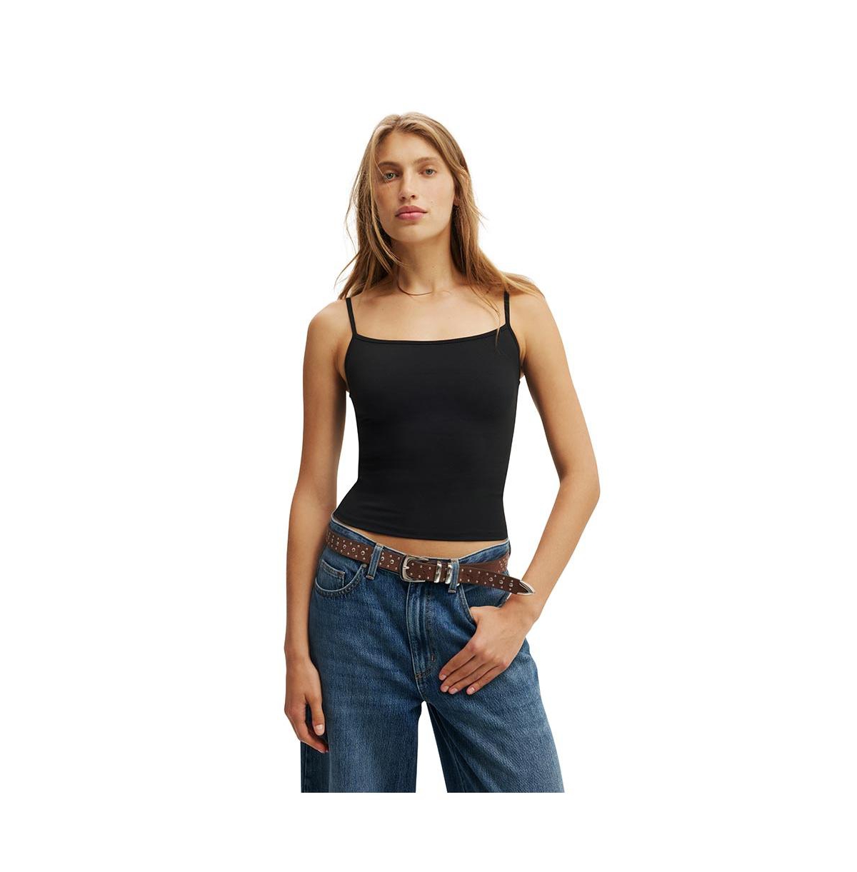 Click here for Cotton On Womens Hold Me Cami - Black prices