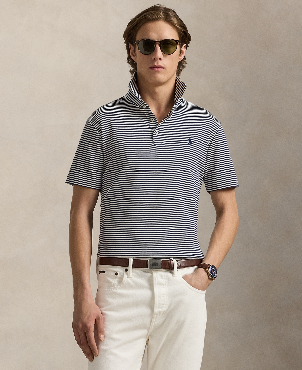 Click here for Polo Ralph Lauren Mens Classic-Fit Soft Cotton Pol... prices