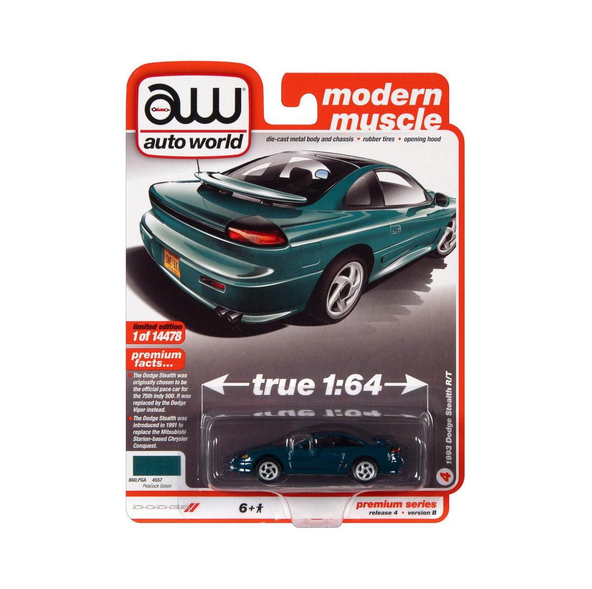 Click here for 1/64 1993 Dodge Stealth Rt  Peacock Green  Auto Wo... prices