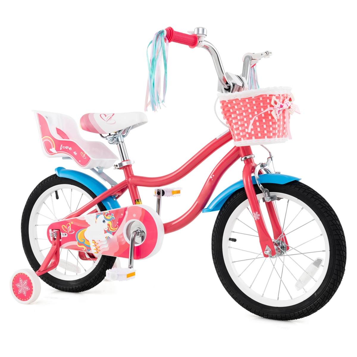 Click here for Girls Bike for 4-7 Years Old Kids Bike with Doll S... prices