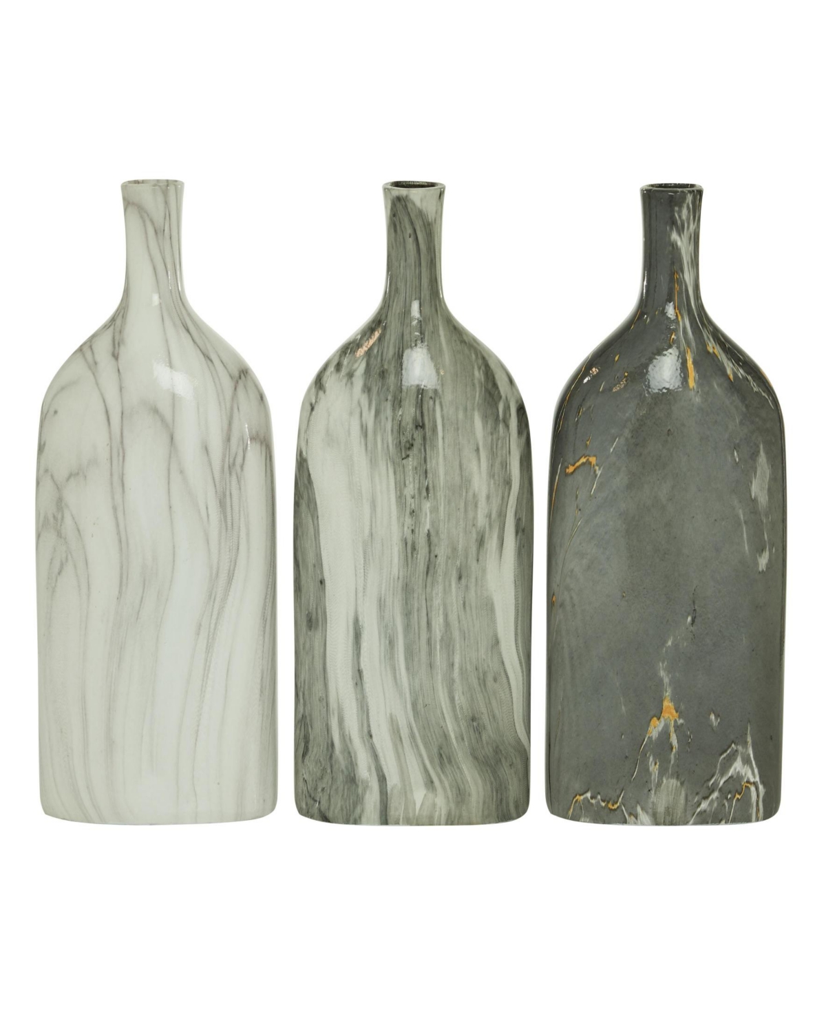 Click here for Rosemary Lane Ceramic Contemporary Vase  Set of 3... prices