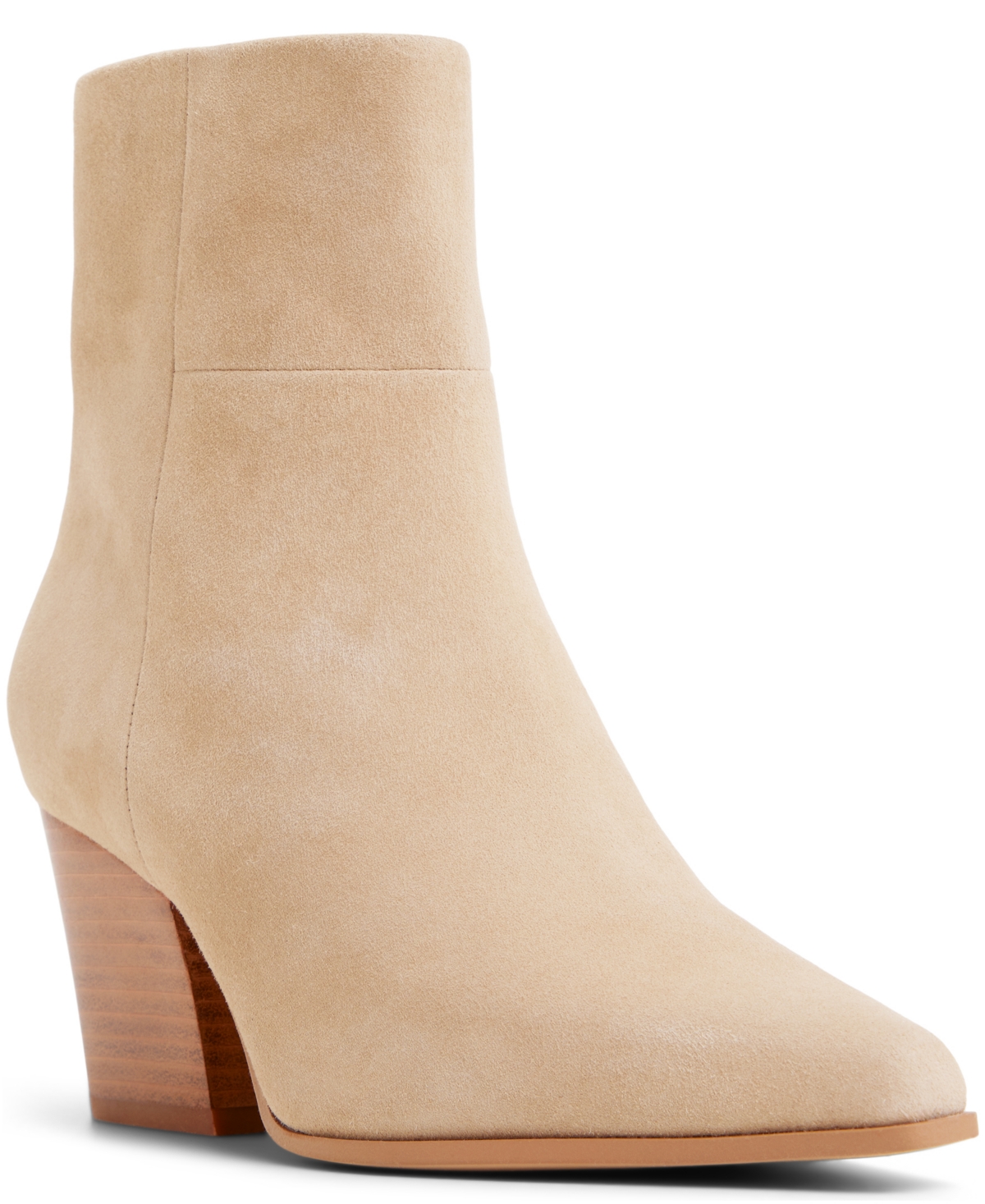 Click here for Aldo Womens Shanah Ankle Booties - Light Beige Sue... prices