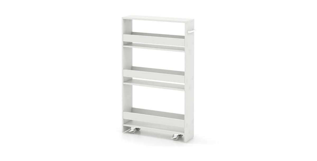 Click here for Rolling Kitchen Slim Storage Cart Mobile Shelving... prices