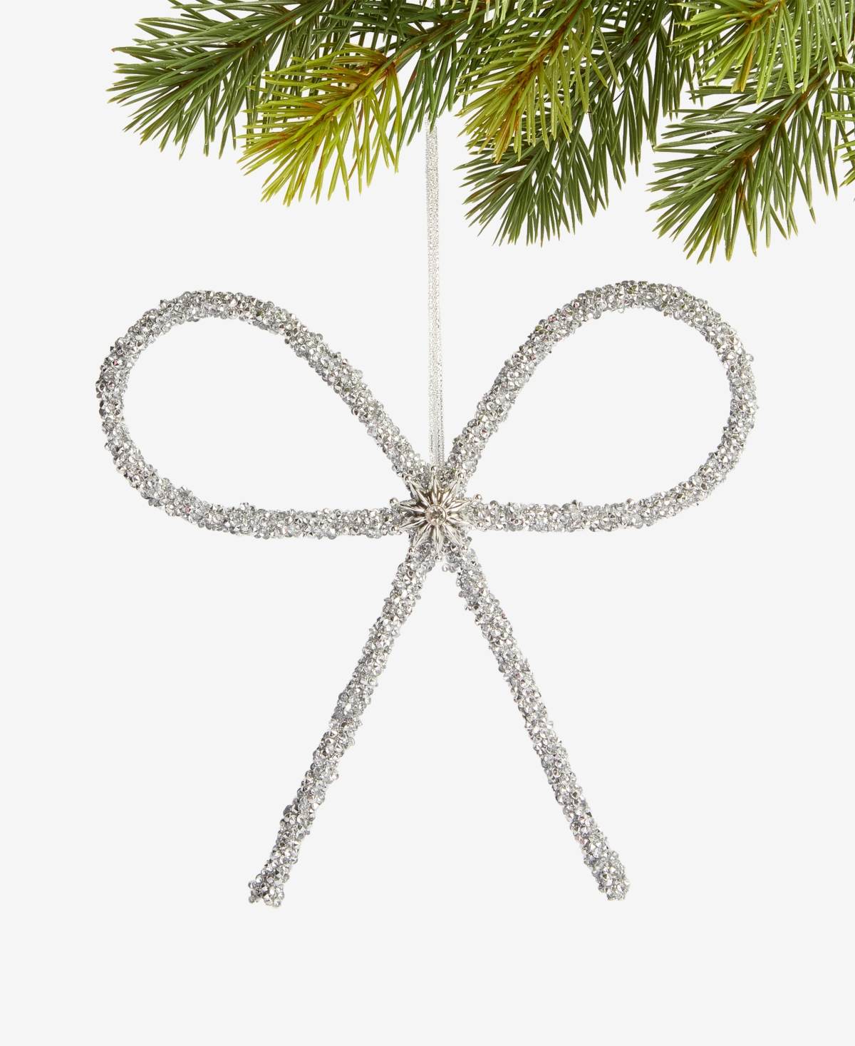 Click here for Holiday Lane Jeweled Classics Silver-Tone Glitter... prices