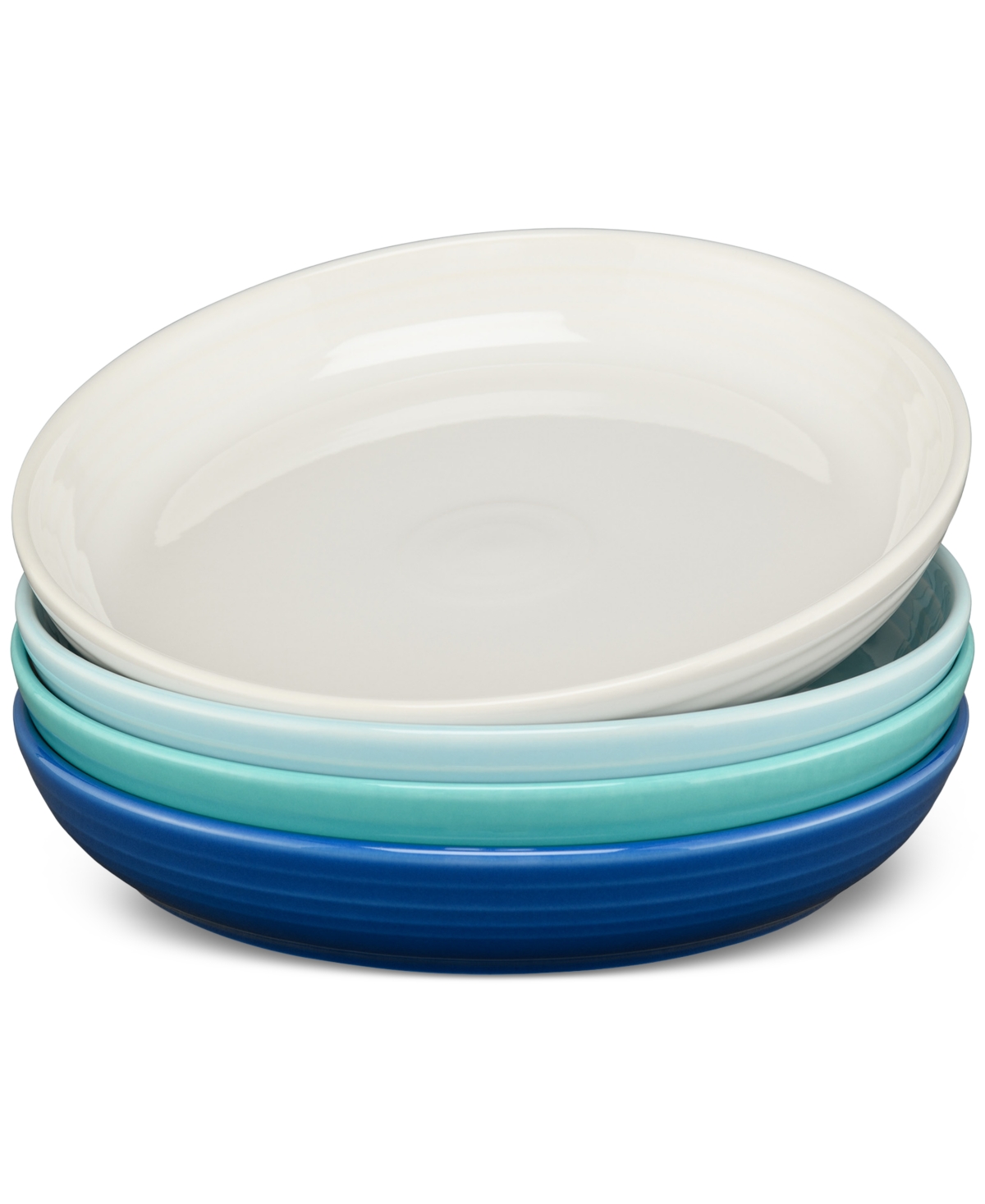 Click here for Fiesta Coastal Blues Coupe Dinner Bowls  Set of 4... prices