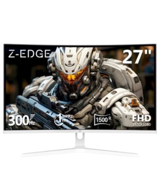 Z-EDGE UG27H-White 27 inch 1080P Full HD 1920 x 1080 300 Hz 1 ms Curved ...
