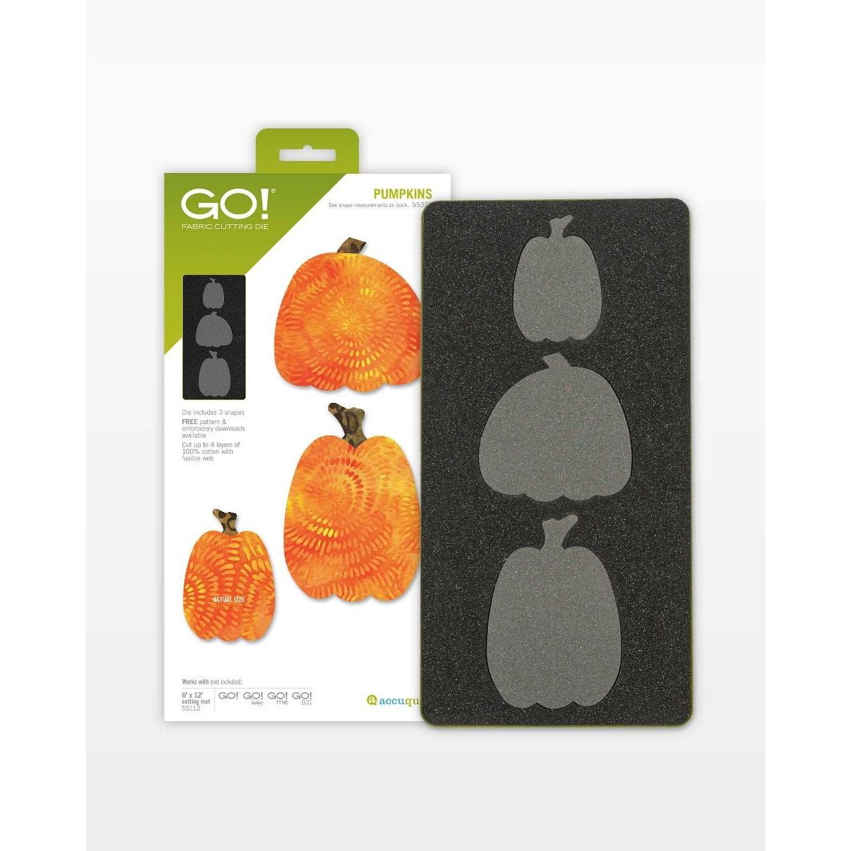 Click here for Accuquilt Go! Pumpkins Die prices