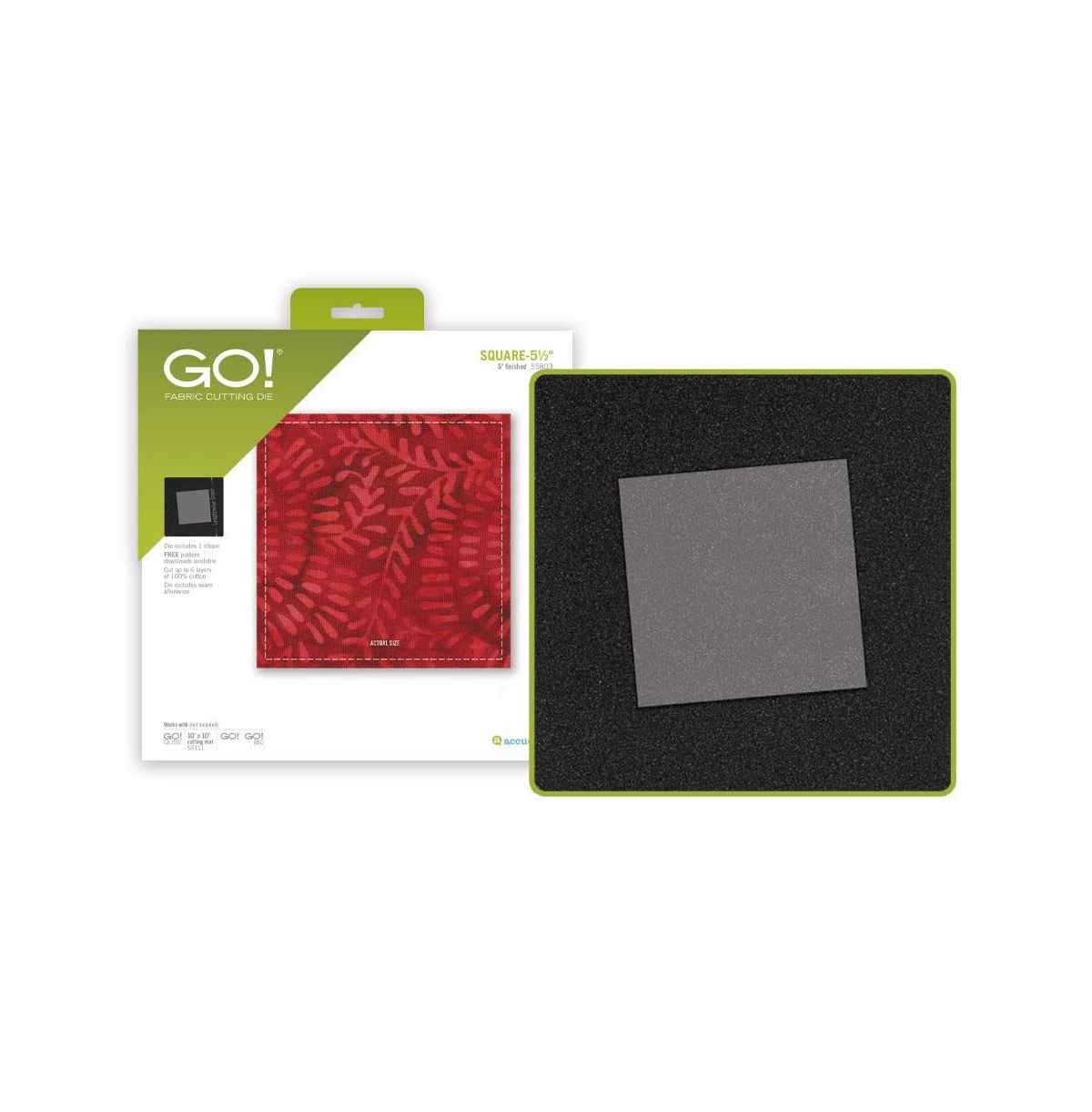 Click here for AccuQuilt Go! Square-5 1/2 Die - Perfect for Quilt... prices