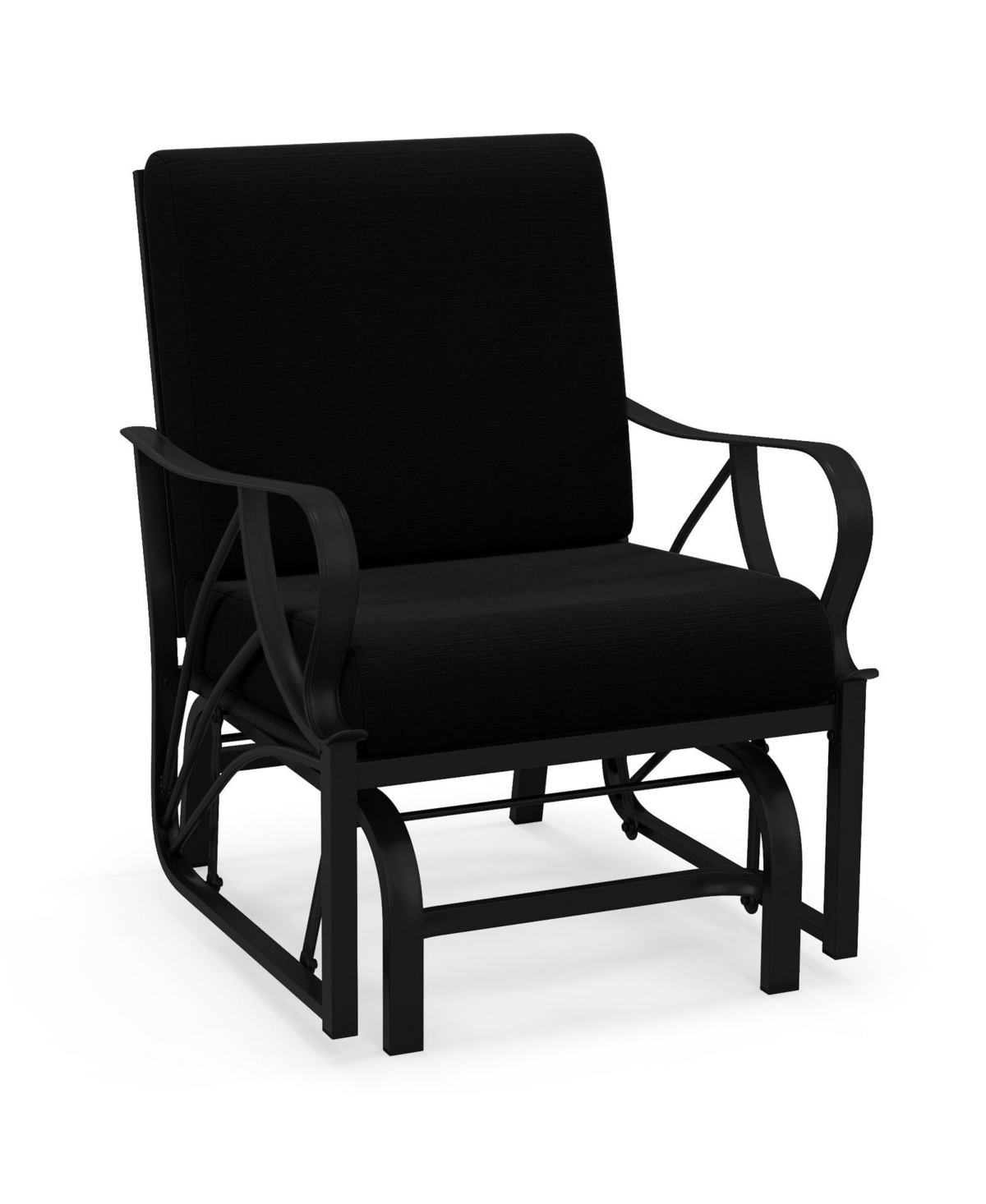 Click here for Slickblue Patio Glider Rocking Chair with Thick Cu... prices