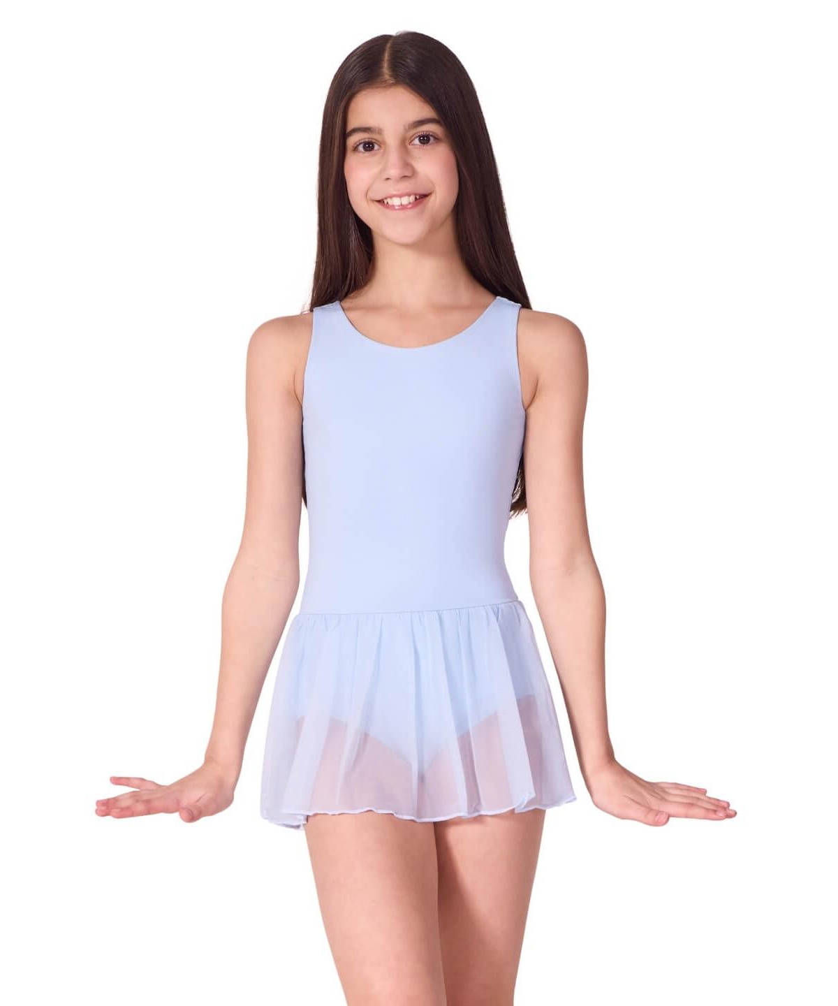 Click here for Capezio Girls Future Star Tank Dress - Light blue prices