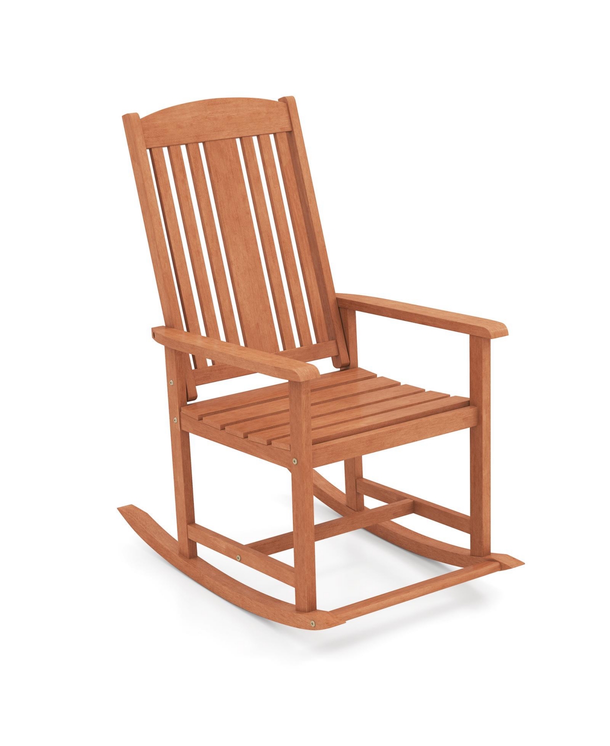 Click here for Outdoor Rocking Chair with High Back and Slatted S... prices