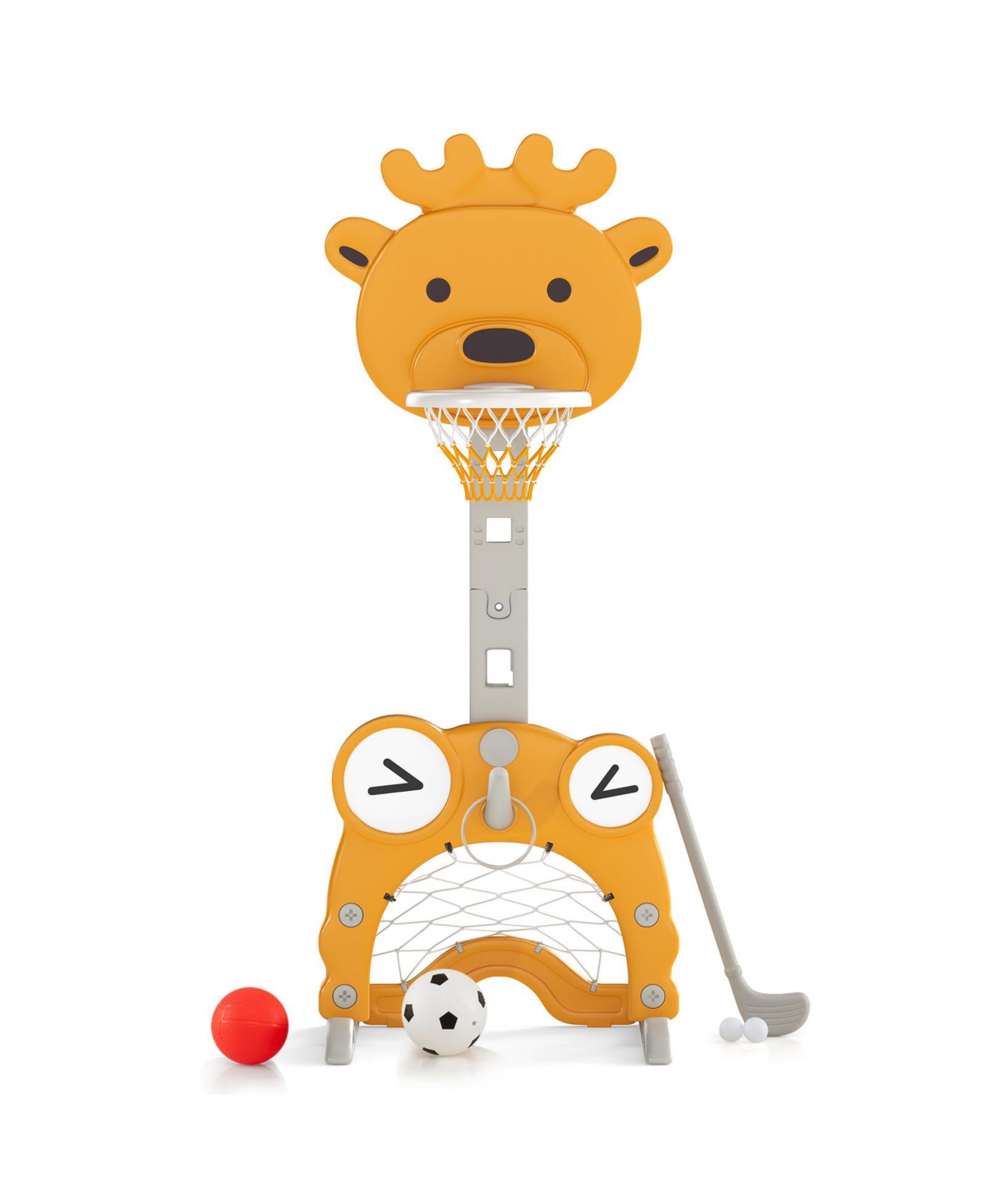 Click here for 4-in-1 Toddler Height Adjustable Basketball Hoop w... prices