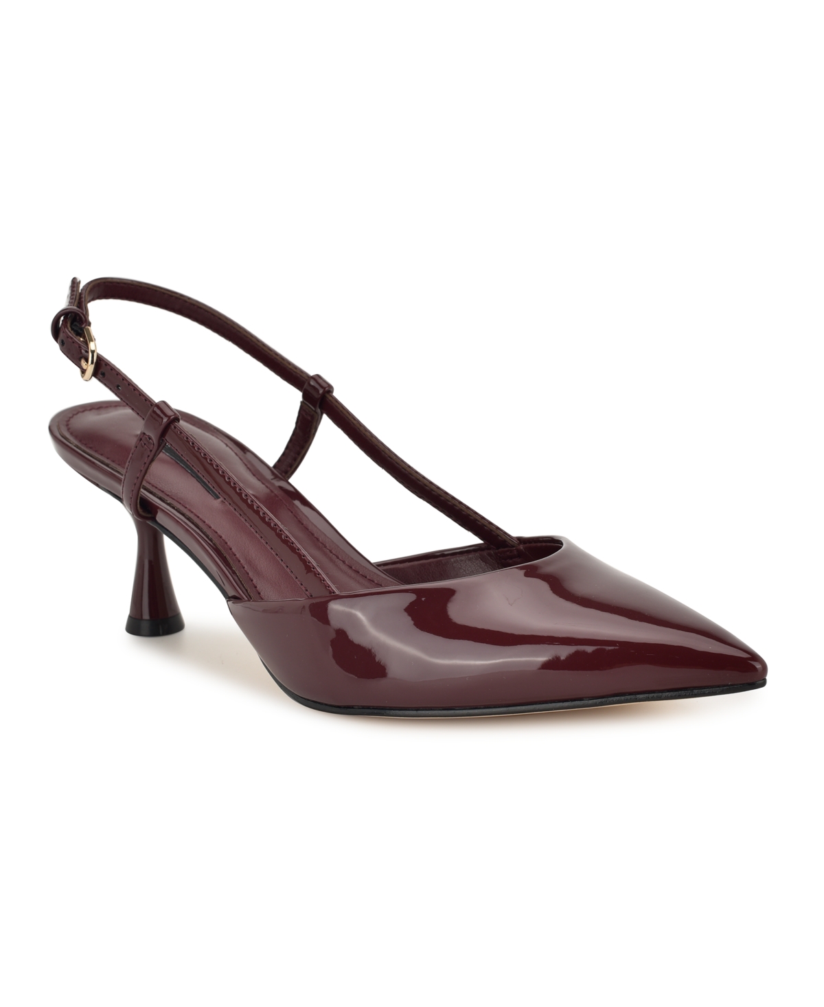 Click here for Nine West Womens Rhonda Kitten Heel Slingback Pump... prices