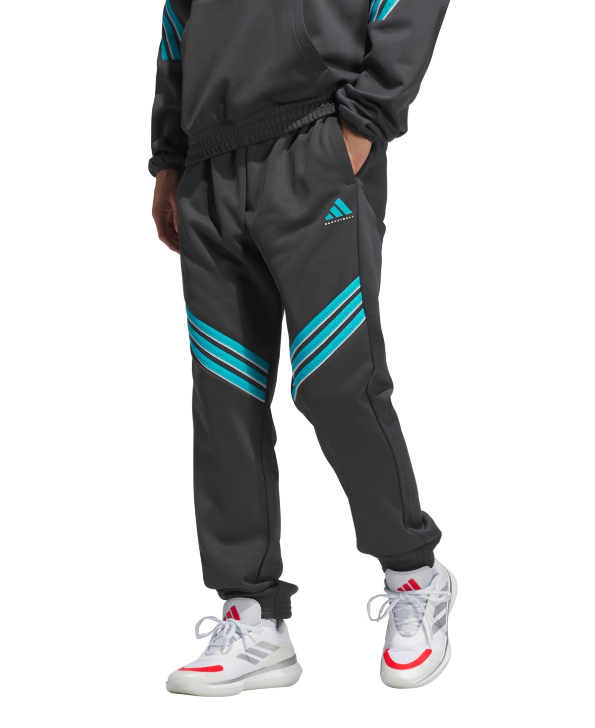 Click here for adidas Mens Select Foundation Fleece Basketball Pa... prices