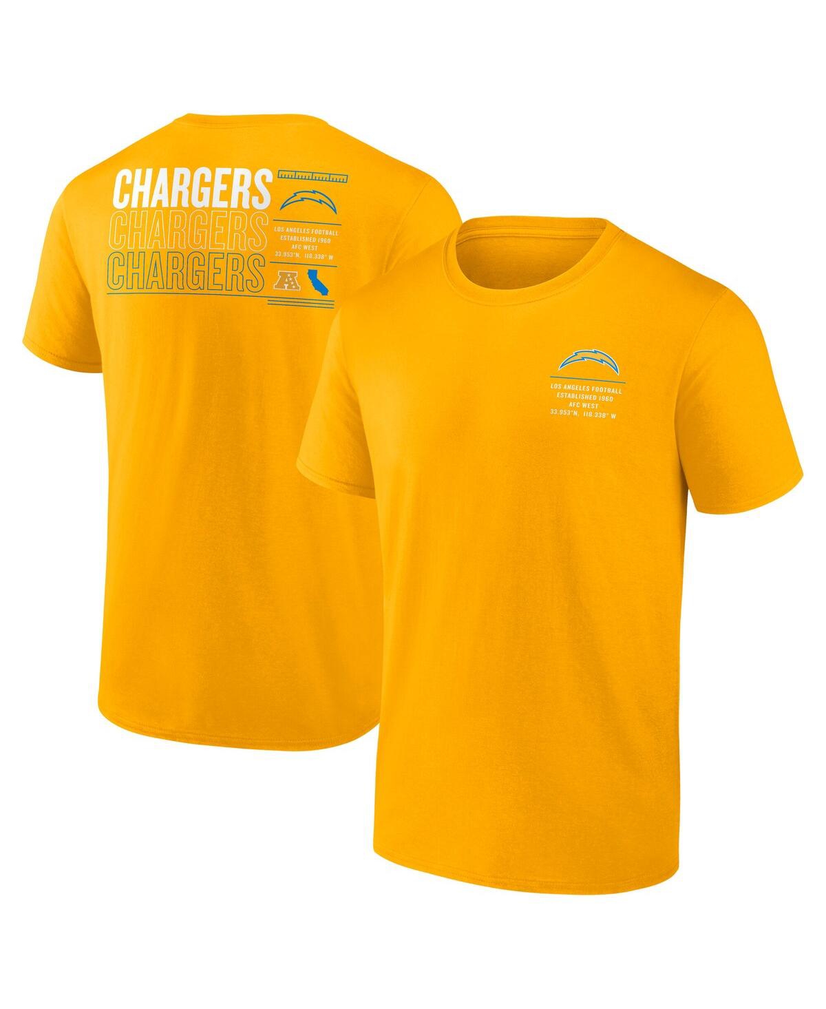 Click here for Fanatics Mens Gold Los Angeles Chargers Repeat Sta... prices
