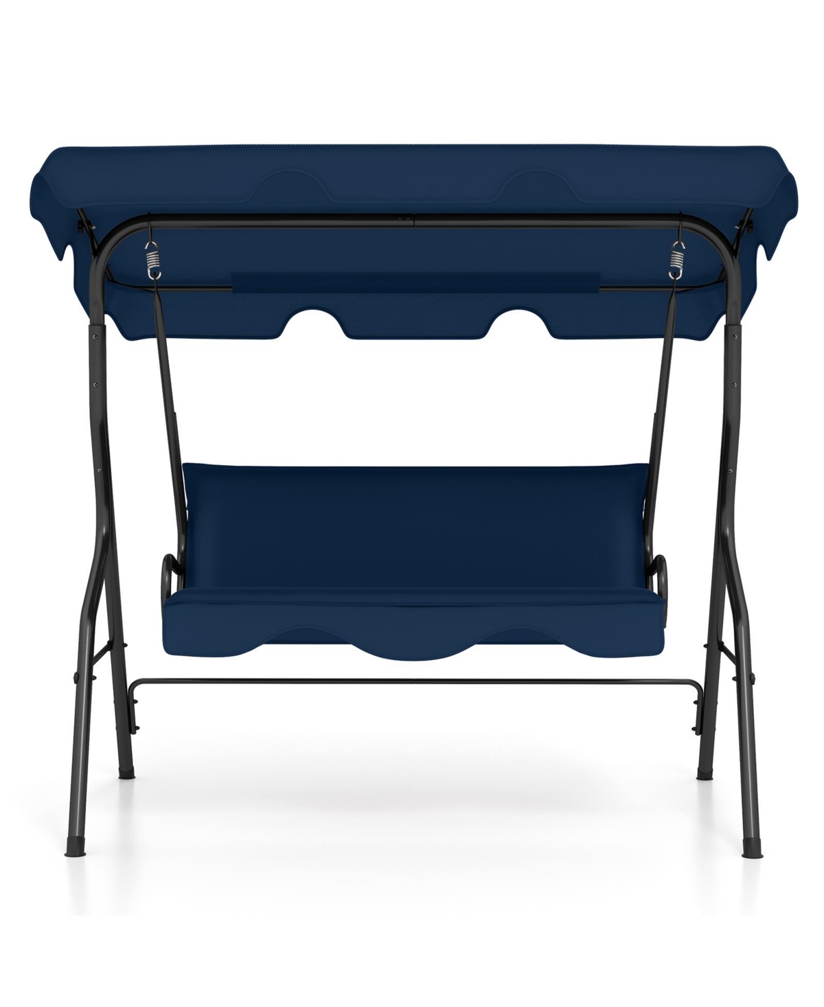 Click here for 3-Seat Outdoor Patio Canopy Swing with Cushioned S... prices