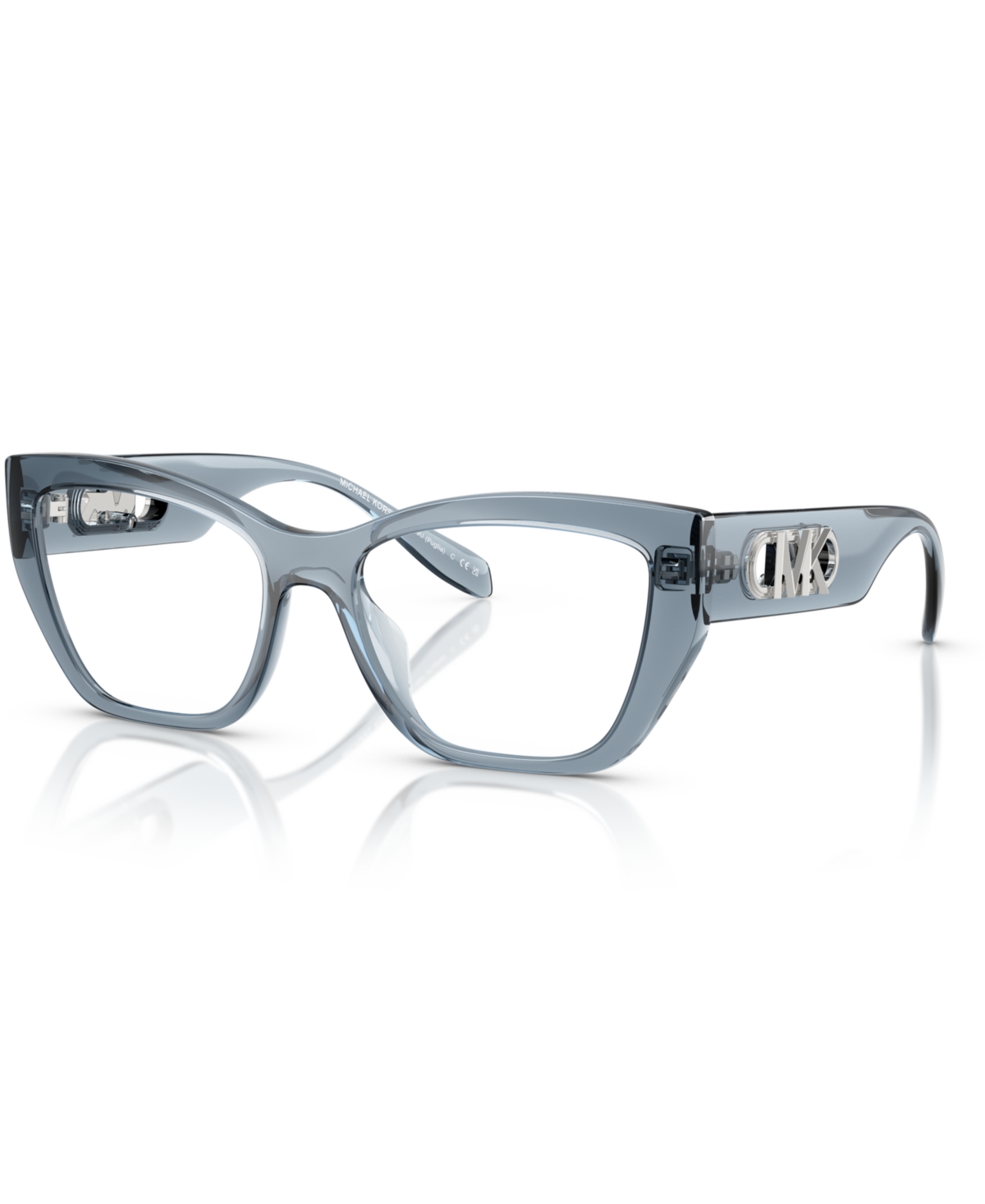 Michael Kors Womens Puglia Eyeglasses  MK4149U - Denim Transparent