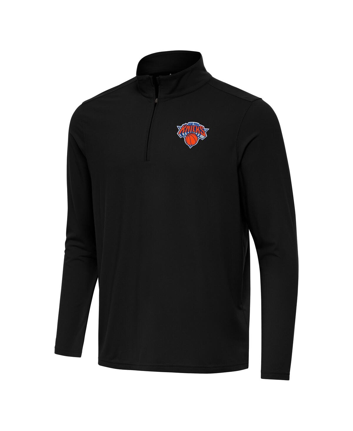 Click here for Antigua Mens Black New York Knicks Intent Quarter-... prices