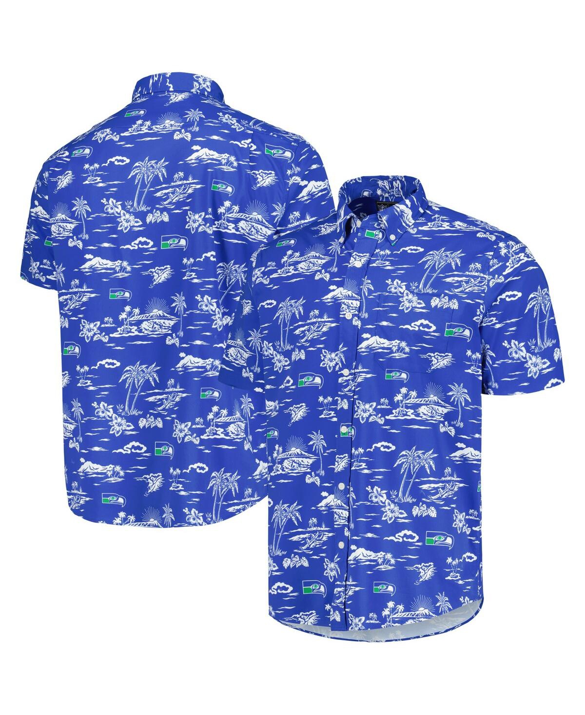 Click here for Reyn Spooner Mens Royal Seattle Seahawks Throwback... prices