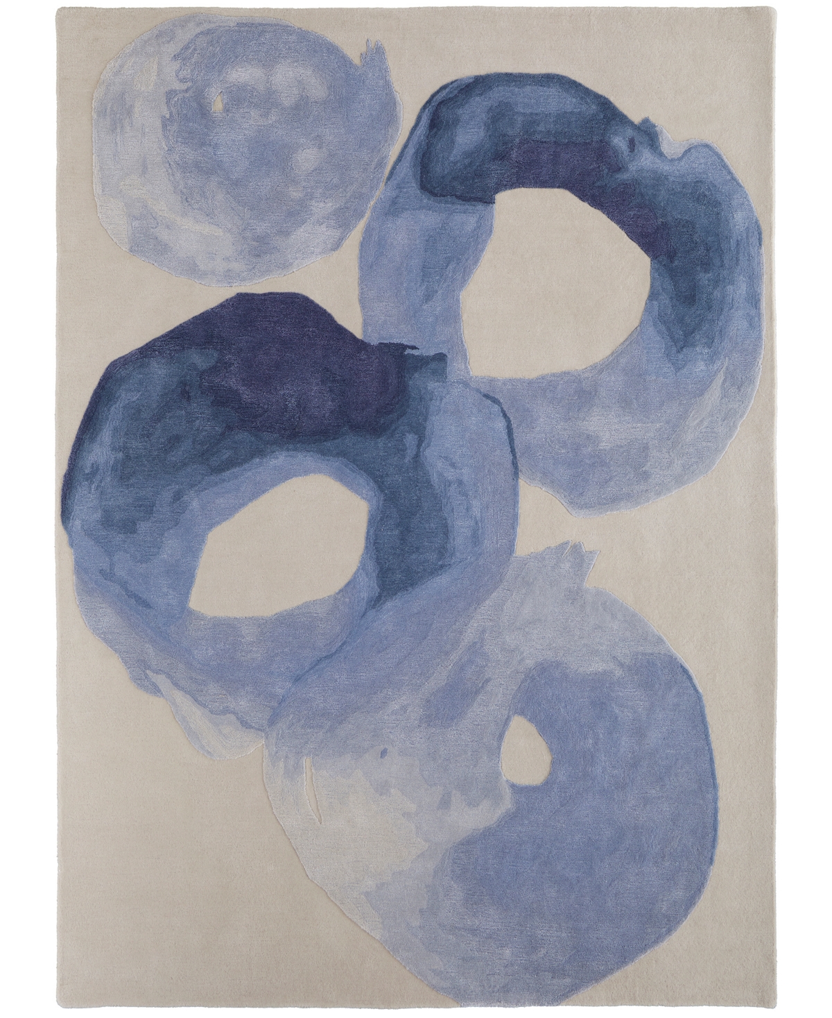 Click here for Feizy Anya 8887F 2x3 Area Rug - Blue  Ivory prices