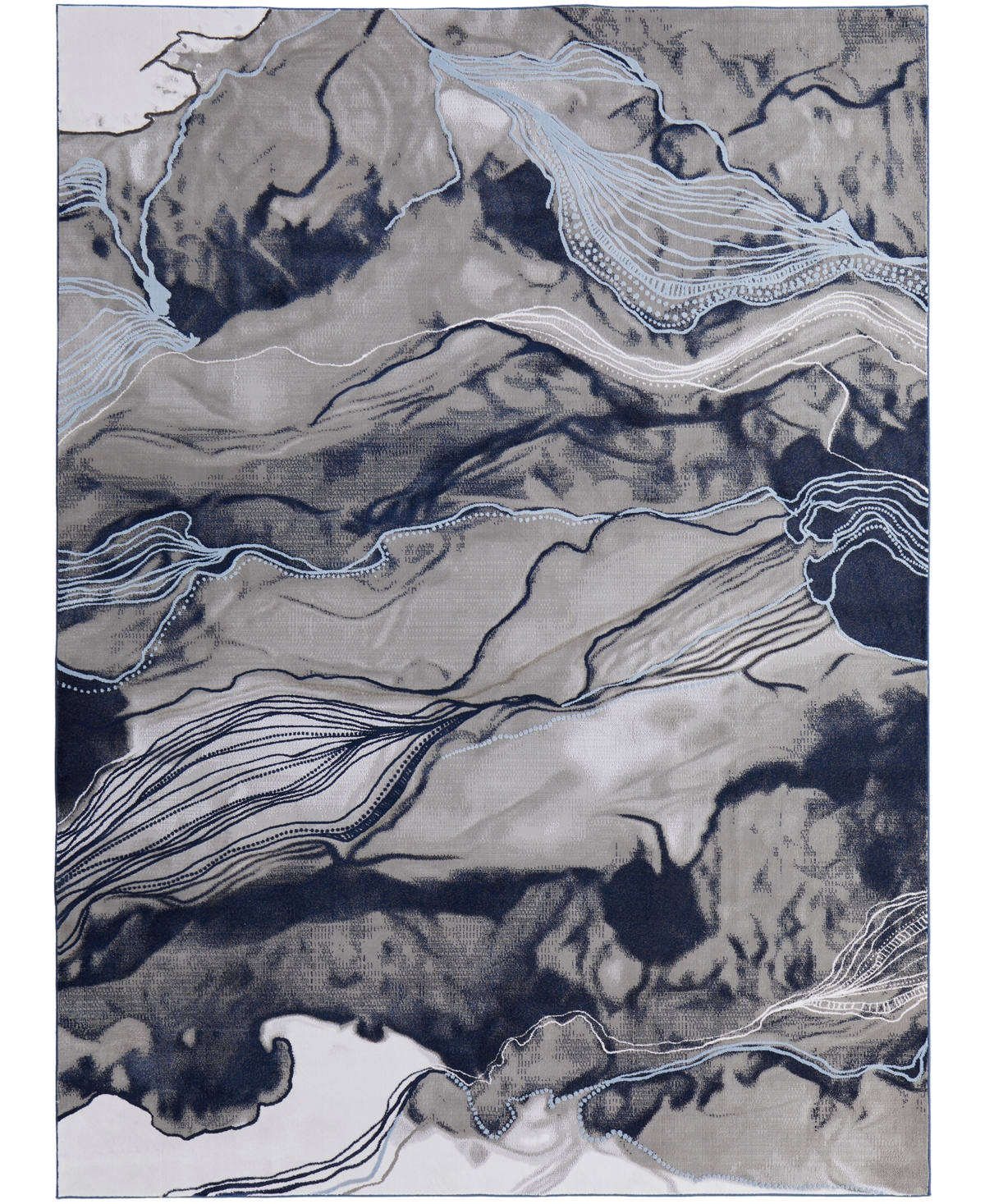 Click here for Feizy Gaspar 39KTF 67x96 Area Rug - Blue  Ivory prices