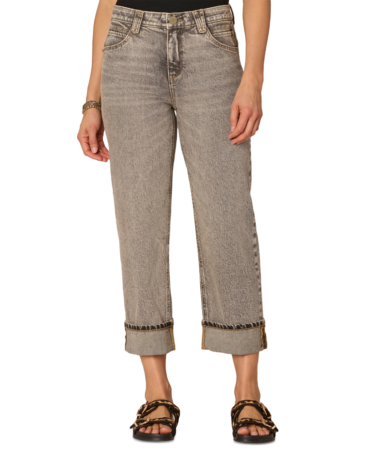 Click here for Democracy Petite Ab Solution High Rise Cropped Boy... prices