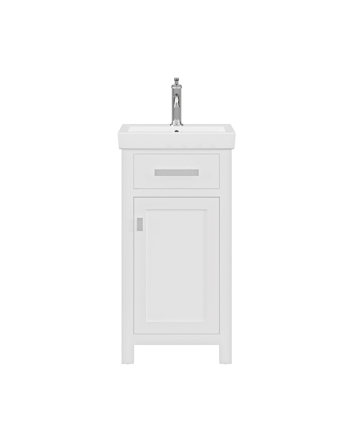 Click here for Mia 18 in. W Bath Vanity in Pure White Finish with... prices