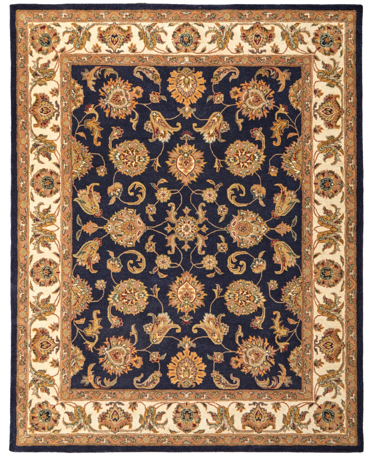 Click here for Feizy Wagner 8944F 5x8 Area Rug - Blue  Tan prices