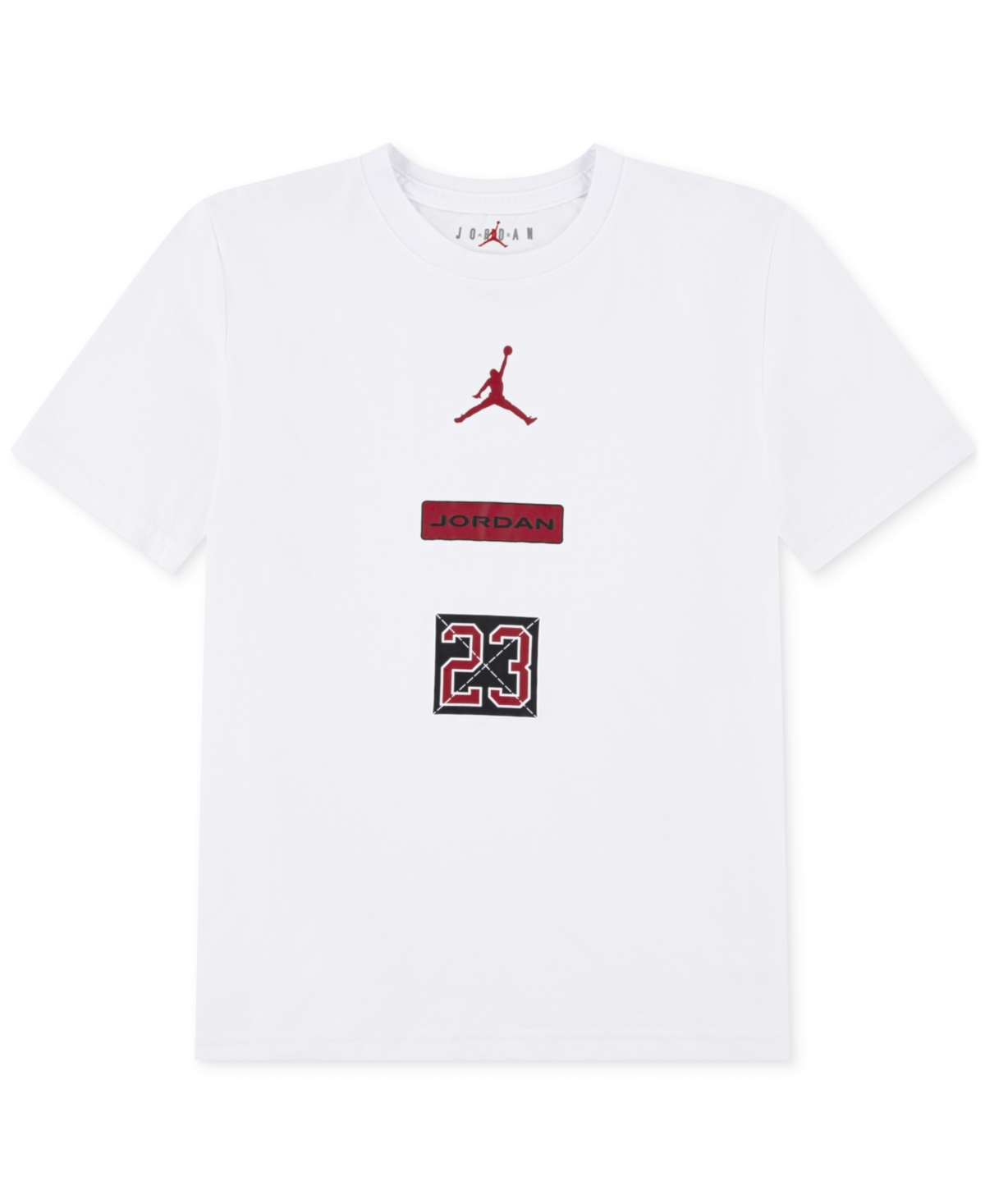 Click here for Jordan Big Boys 23 Stacked Graphic Short-Sleeve T-... prices