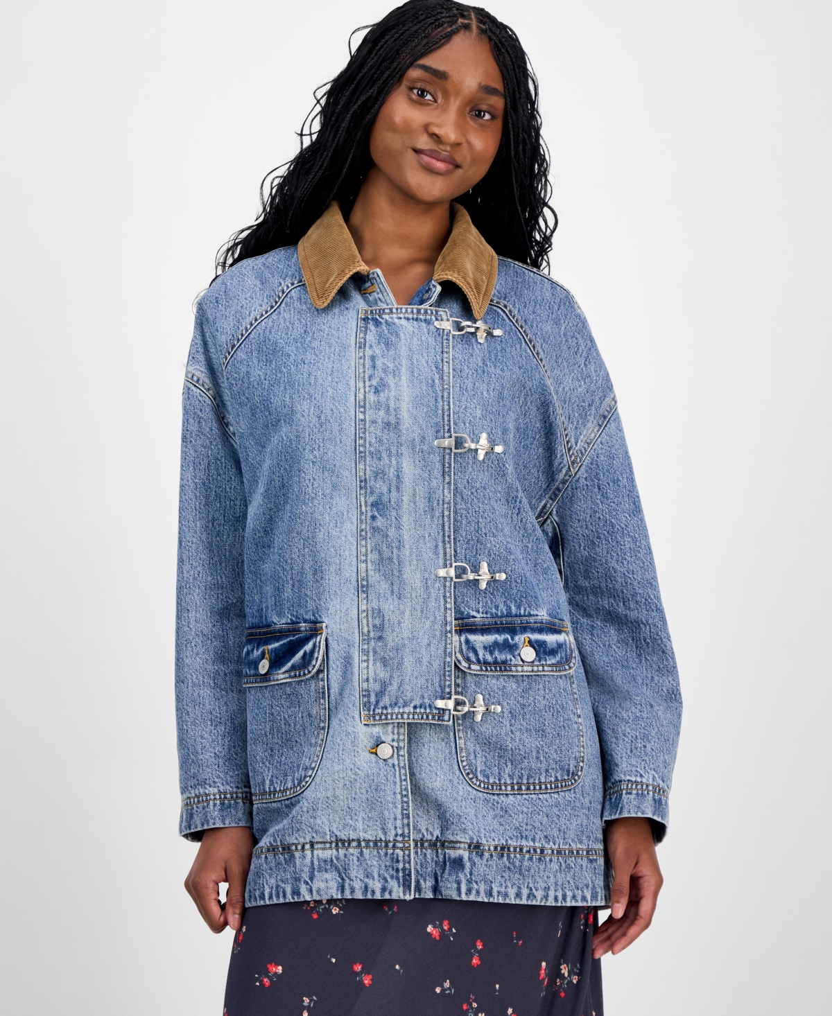 Click here for Lucky Brand Womens Legend Denim Barn Jacket - Howd... prices