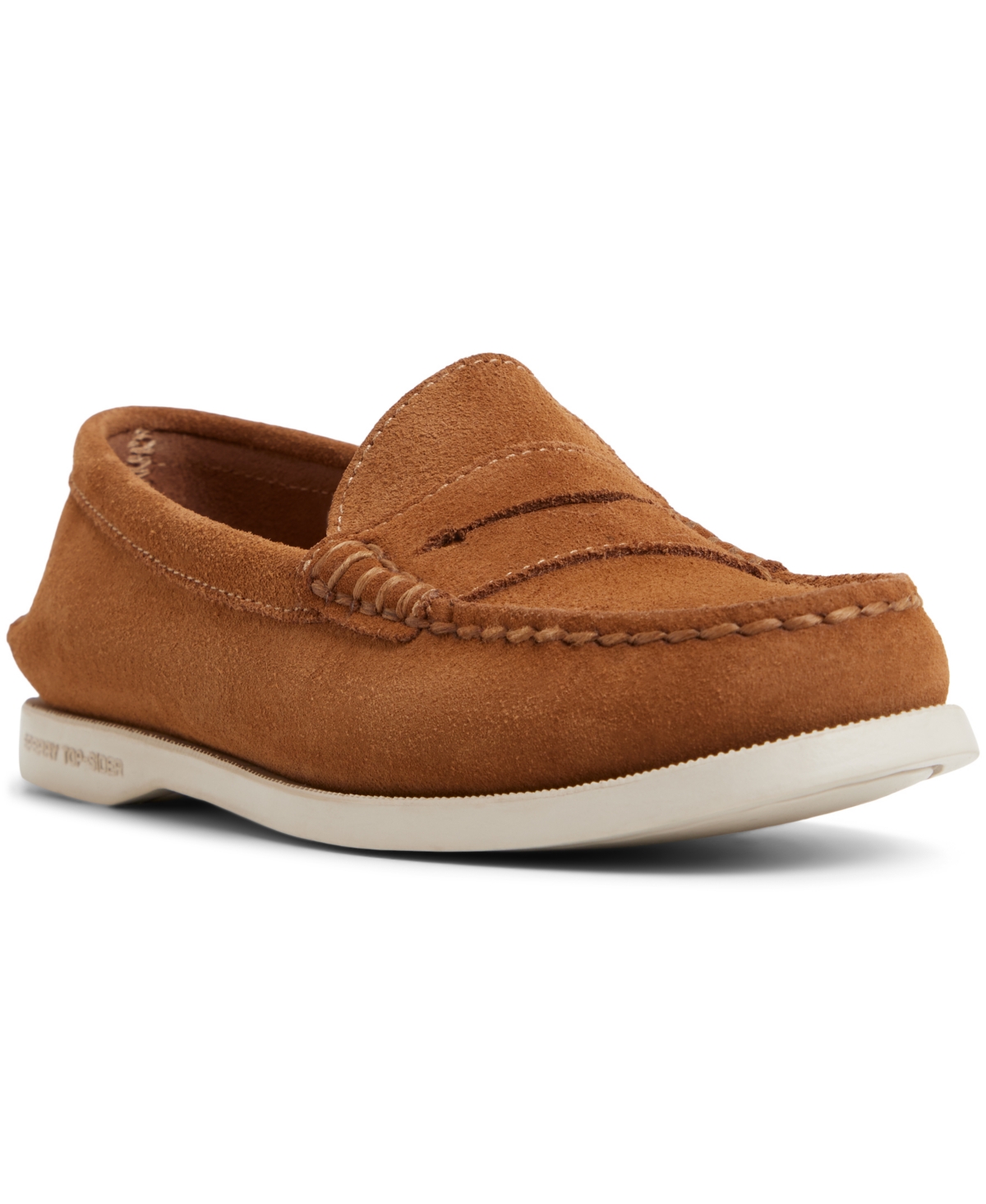 Click here for Sperry Womens Authentic Slip-On Loafers - Tan Text... prices