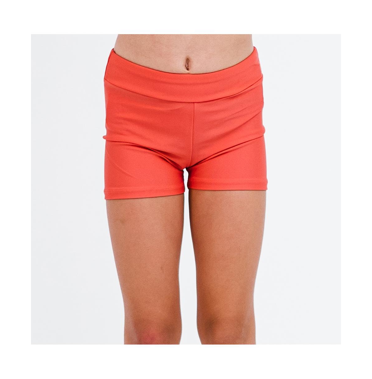 Click here for Calyps Girls Swim Shorts - Coral prices