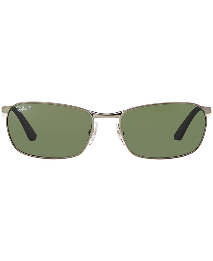 Ray-Ban Polarized Sunglasses, RB3534 - Macy's