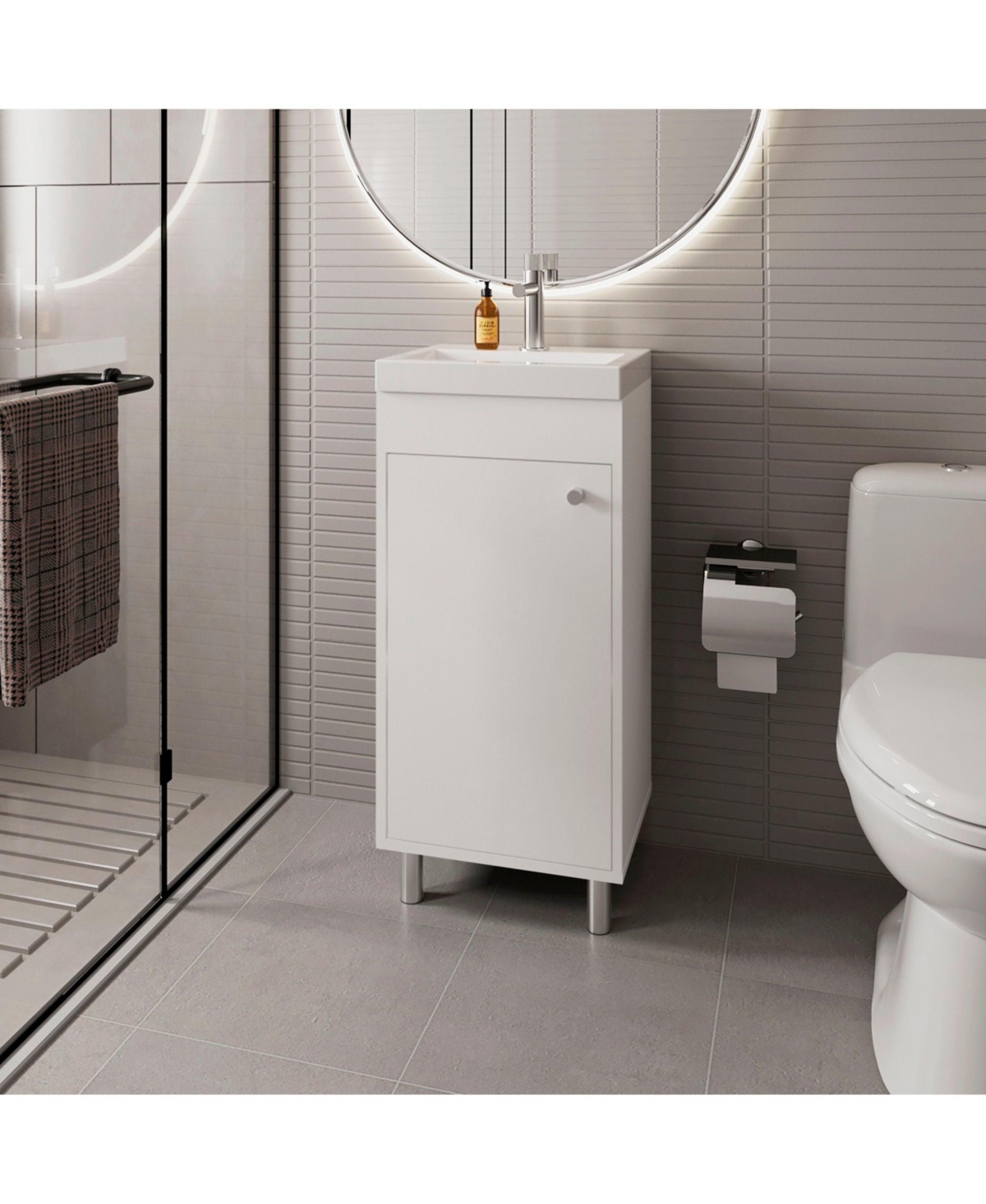 Click here for Fm Furniture Oracle Bathroom Vanity  Single Door... prices