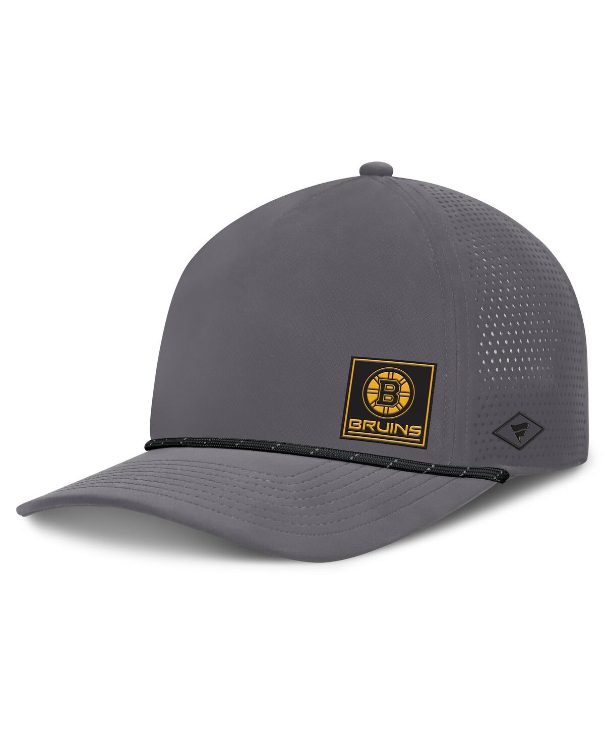 Click here for Fanatics Mens Gray Boston Bruins Captain Rope Adju... prices