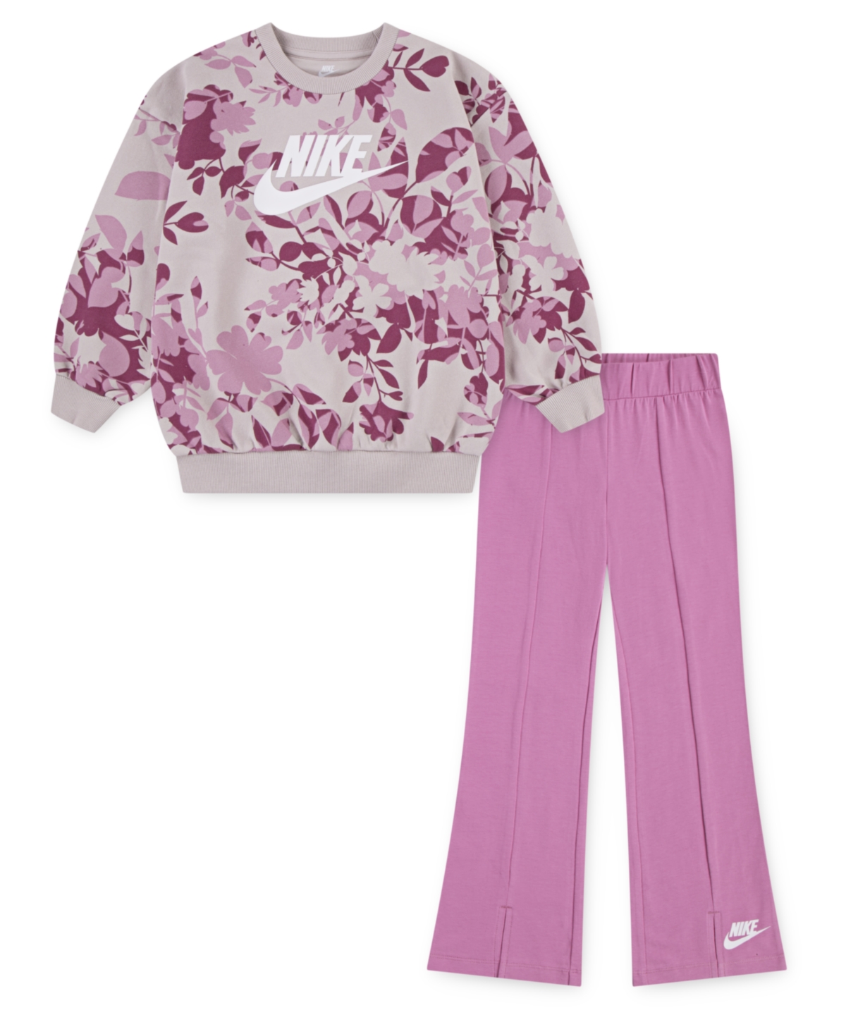 Click here for Nike Little Girls 2-Piece Floral Camo Sweatshirt a... prices